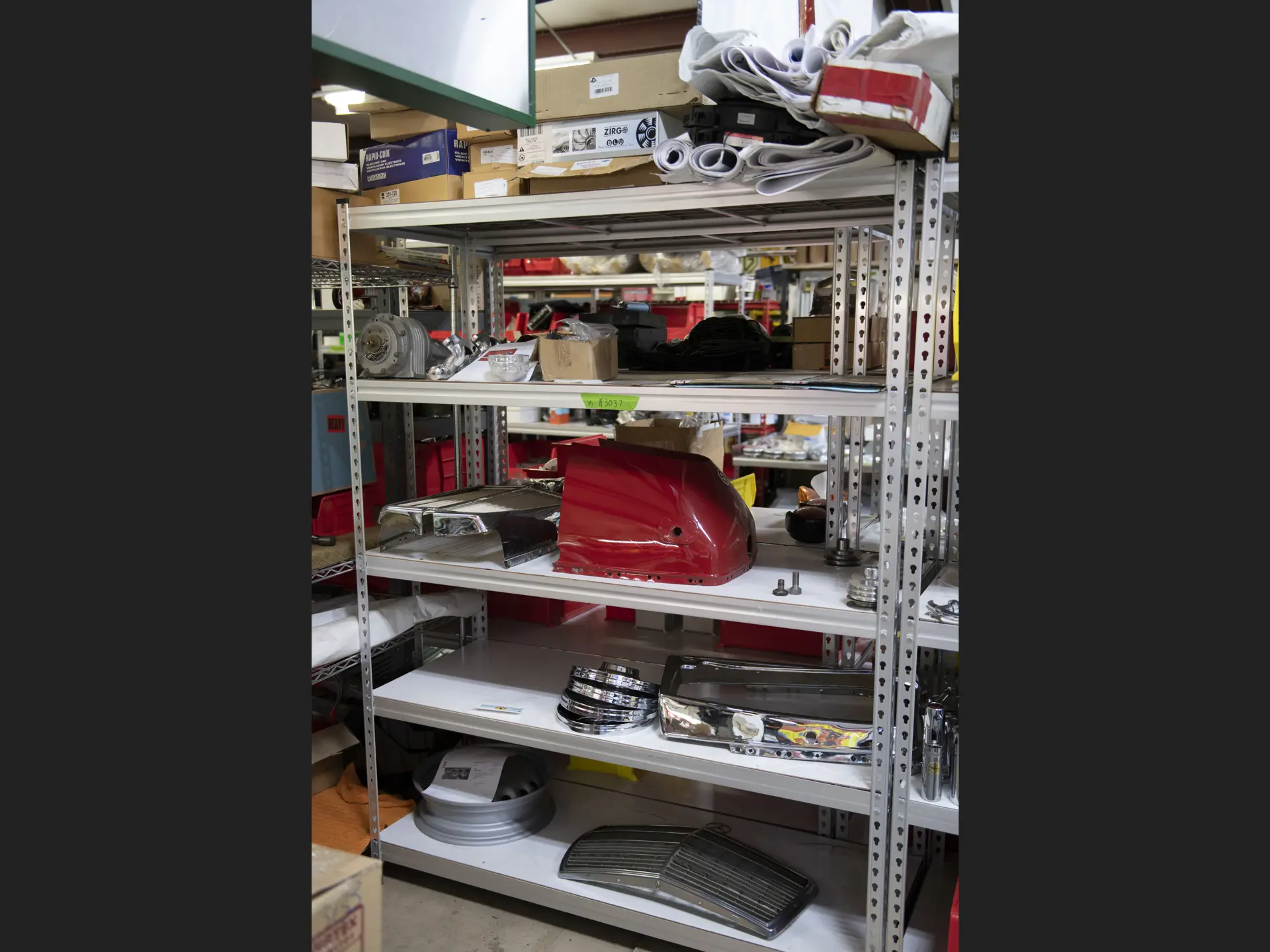 Parts Shelving with Contents | Gene Ponder Collection | RM Sotheby's