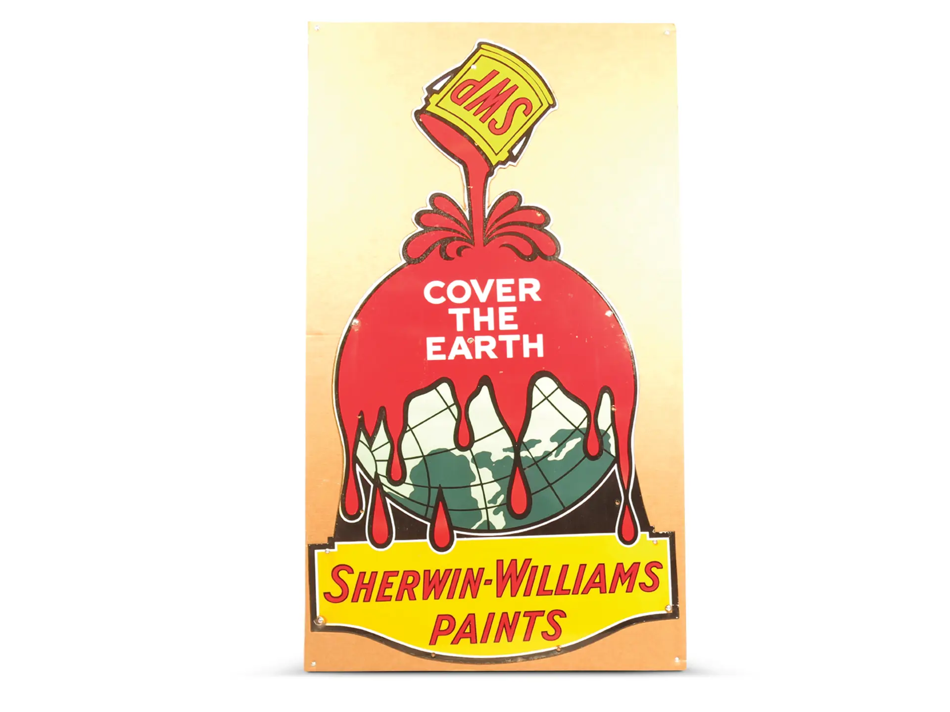 Sherwin Williams Paint Company Die-Cut Porcelain Sign | Auburn ...