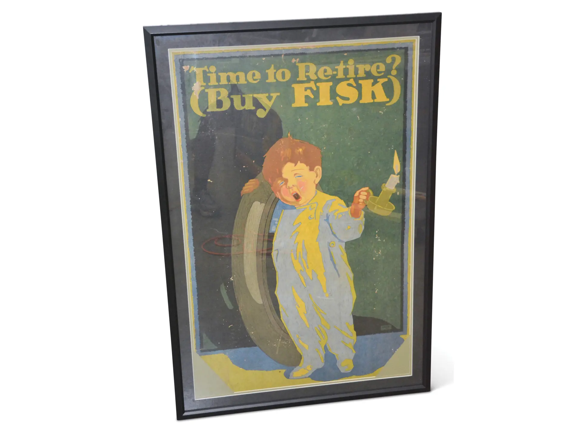 "Time to Retire? (Buy Fisk)" with Boy Logo Cardboard Poster | Auburn ...