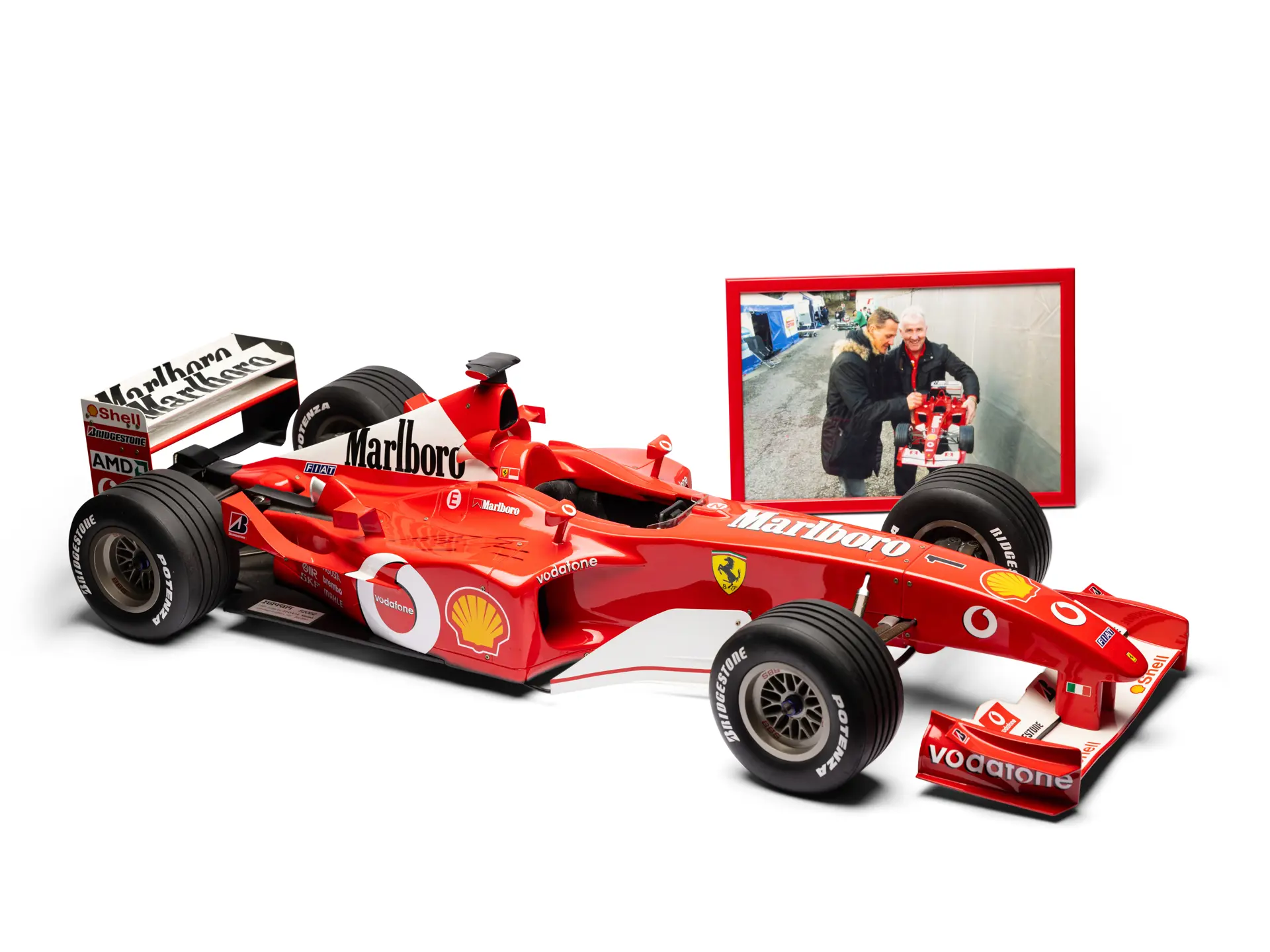Ferrari F2002 Signed Limted Edition 1:5 Scale Model by S.P.O.R.T.S ...