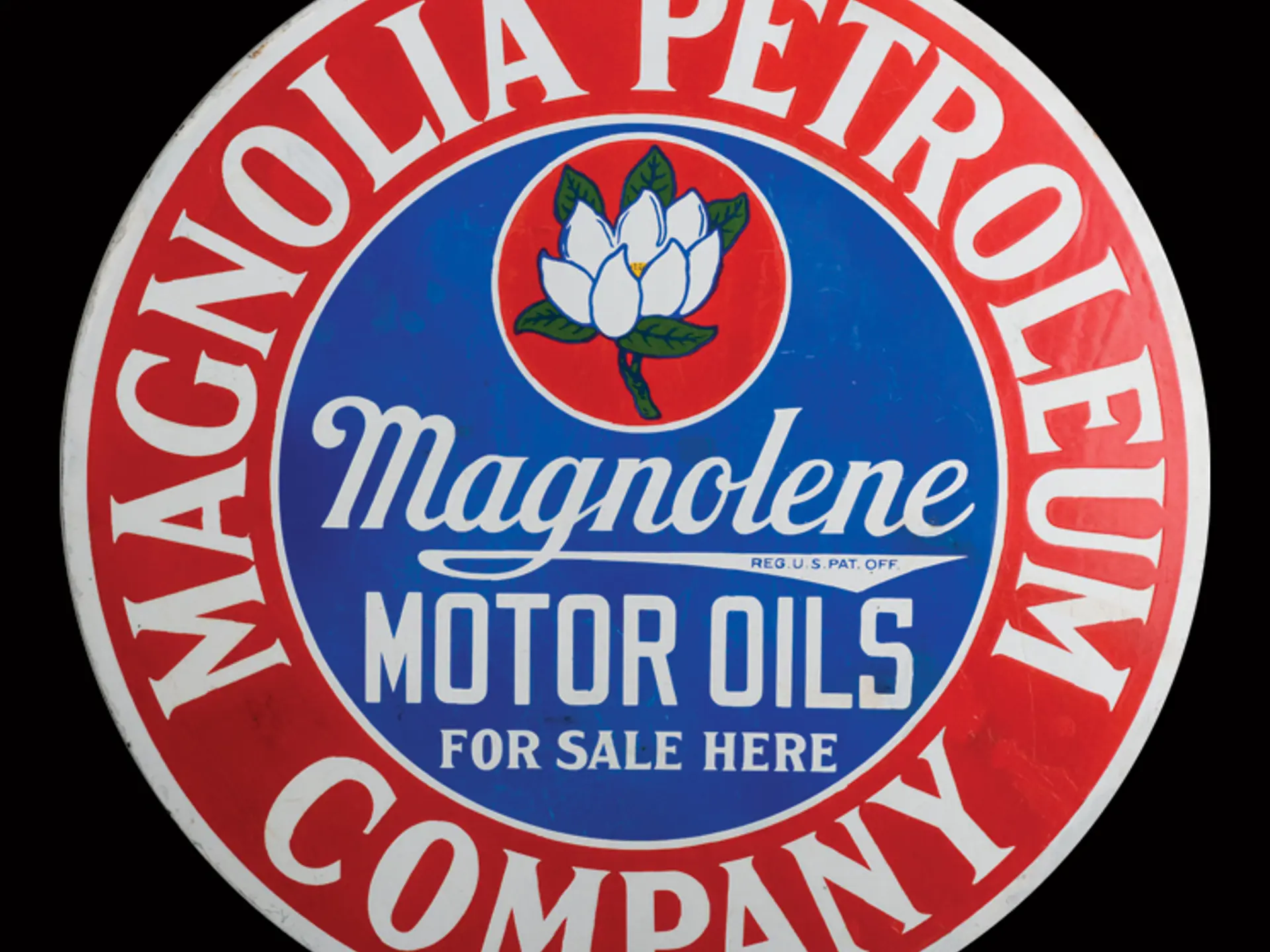 Magnolia Motor Oil Sign | Vintage Motor Cars of Hershey 2009 | RM Sotheby's