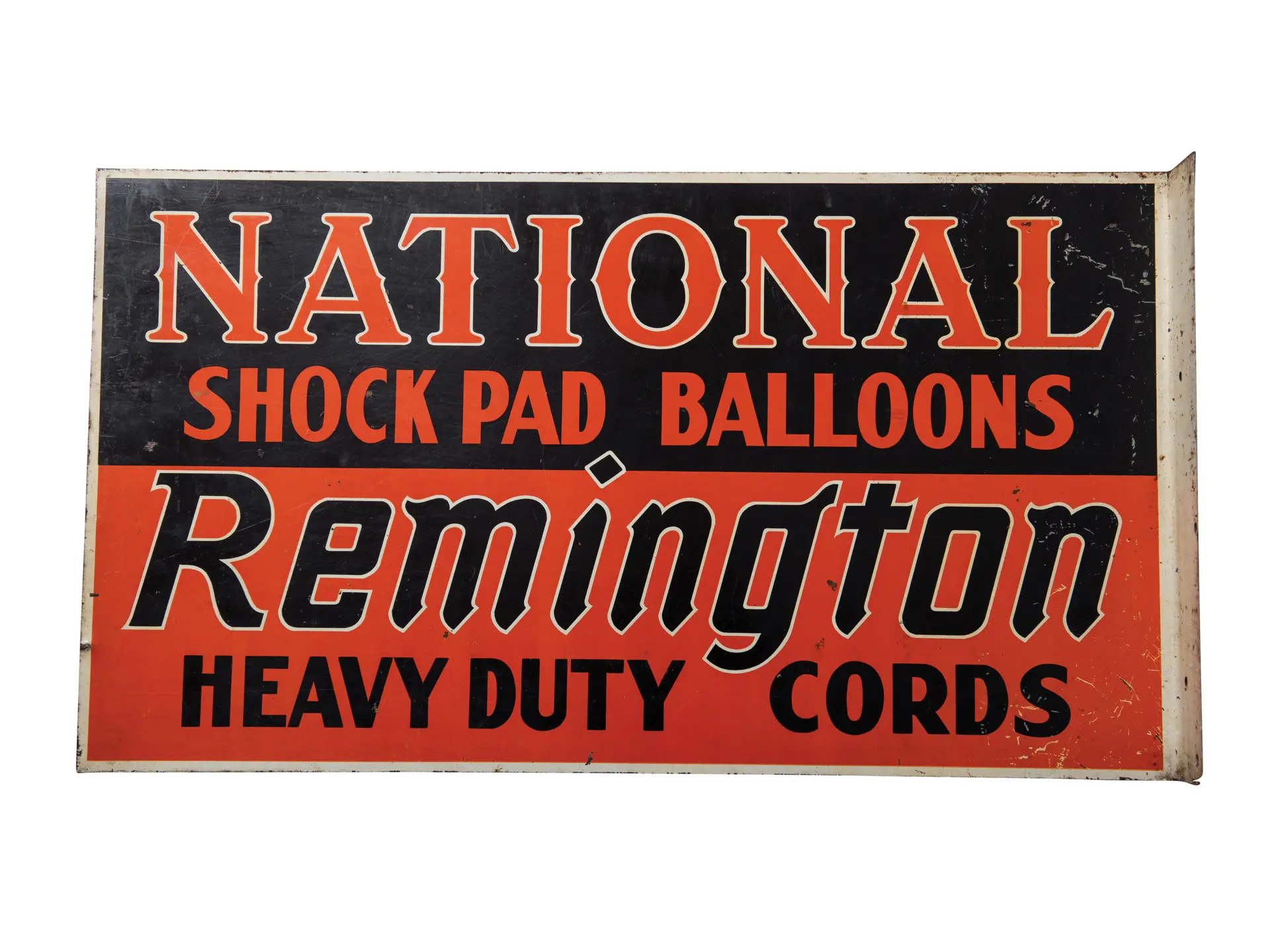National And Remington Double Sided Flange Sign The Dingman