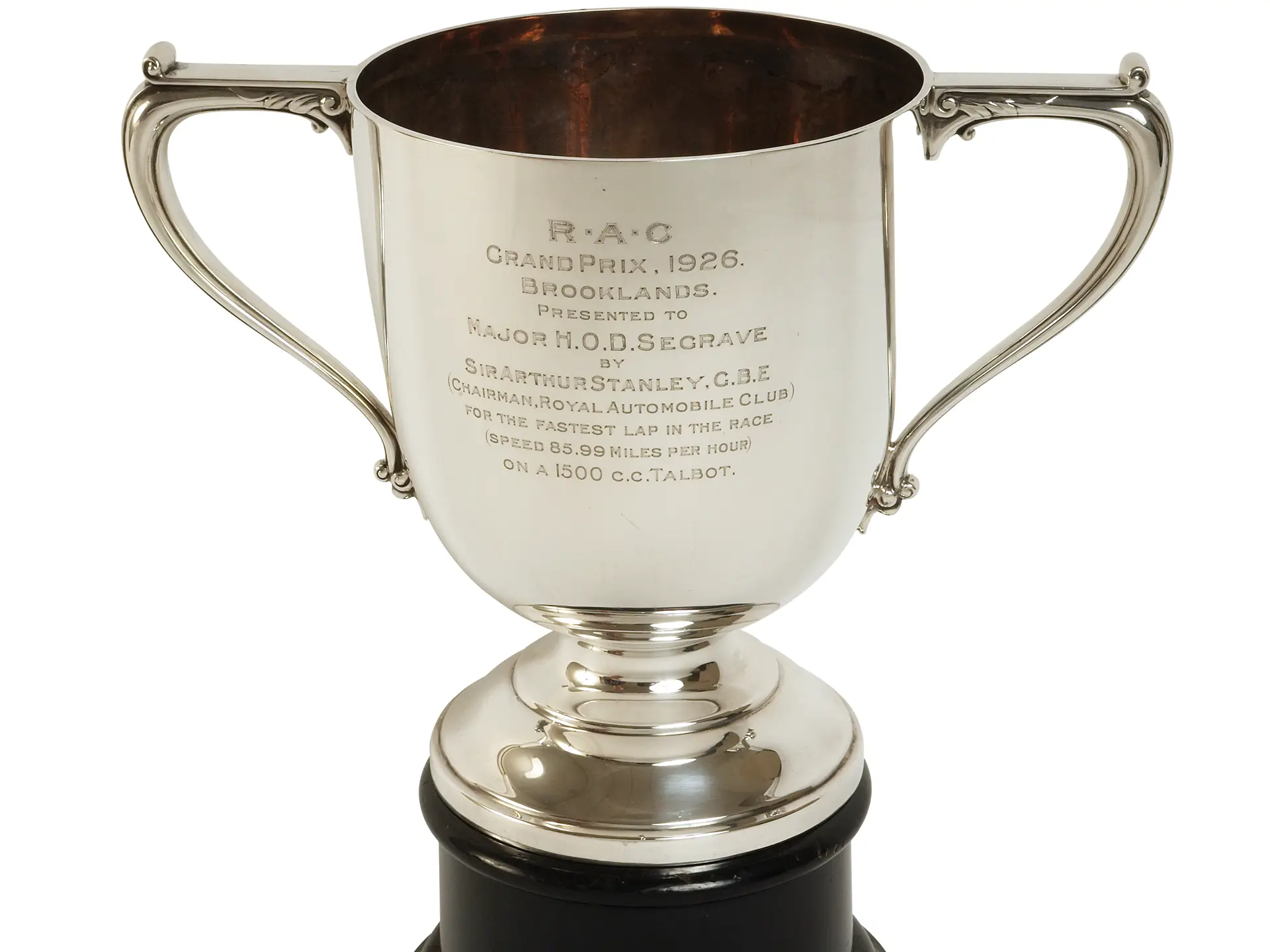 FASTEST LAP TROPHY 1926 R.A.C. GRAND PRIX | Automobiles of London 2008 ...