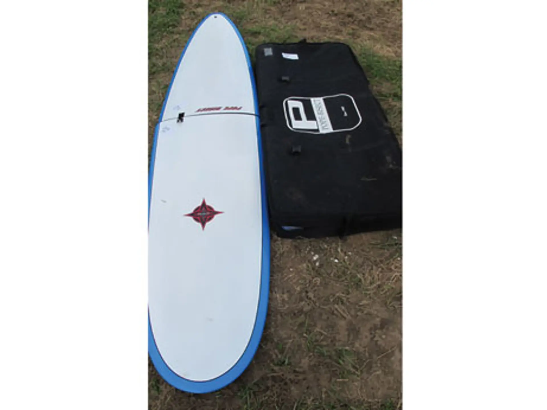 Blue and White Pope Bisect Surfboard | The Bennett Collection | RM ...