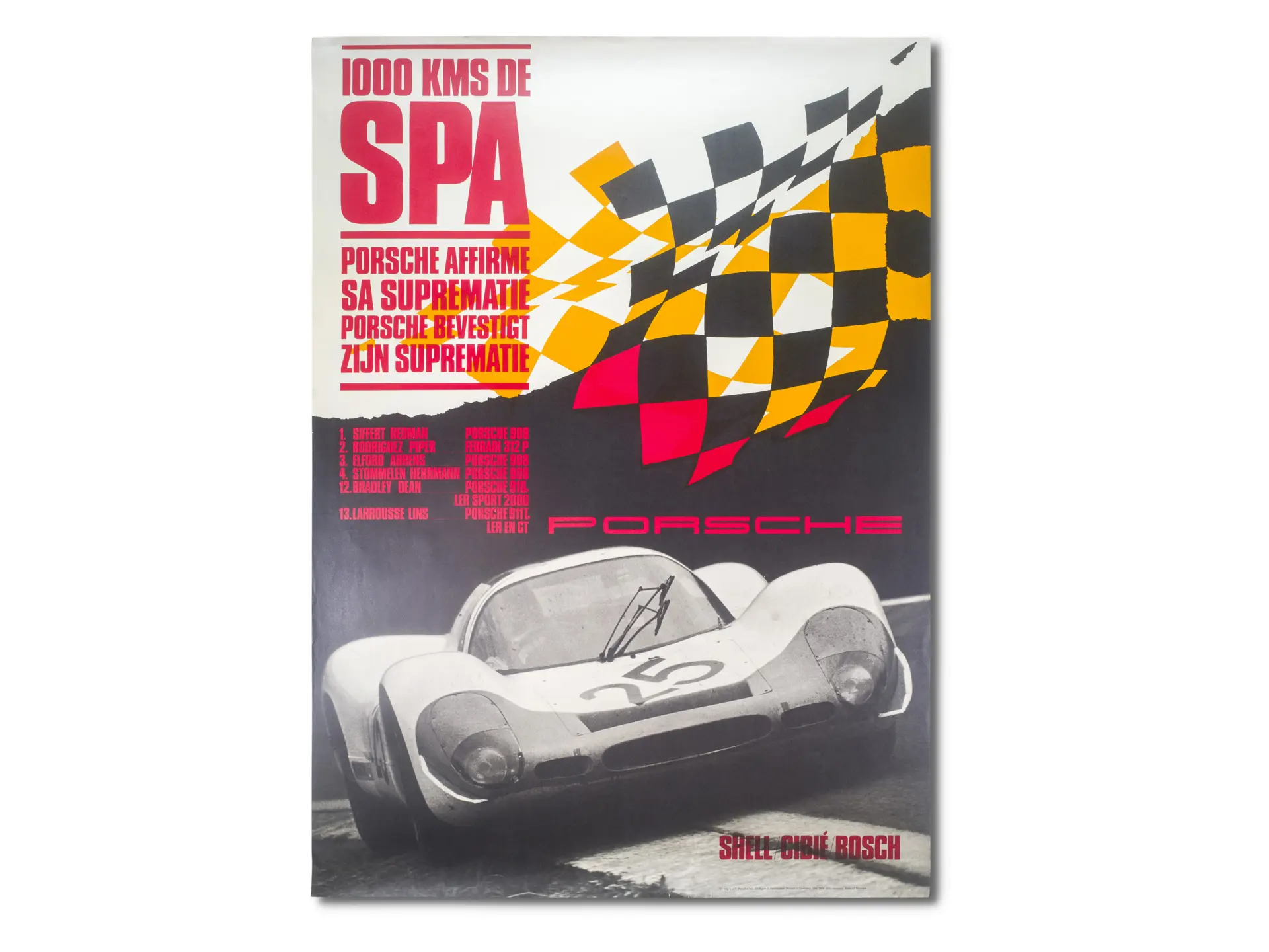 1000 KMS de Spa, 1969 | A Lifetime of Porsche Memorabilia, Part II | RM ...