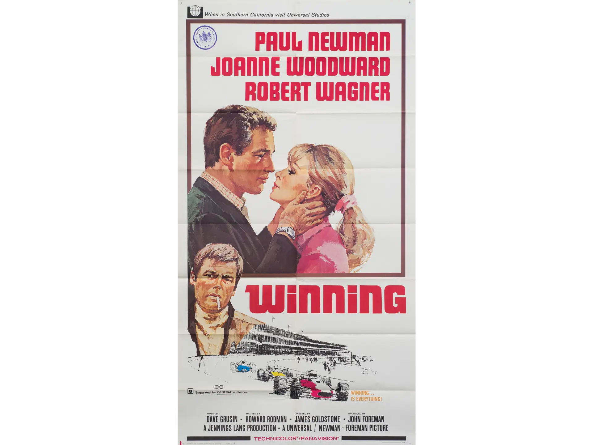 “Winning”, 1969 Original Three-Sheet Movie Poster | California 2015 ...