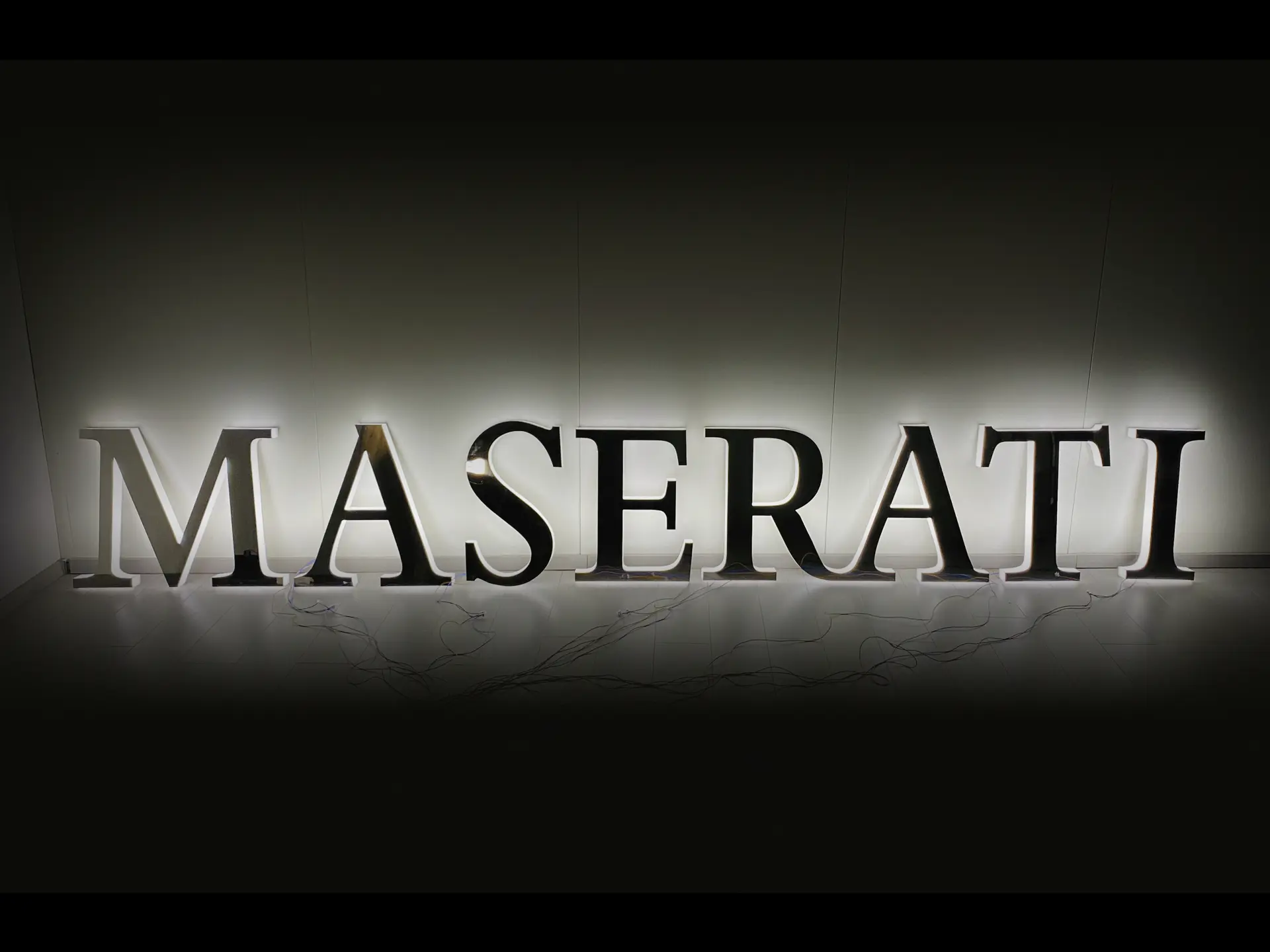 Maserati Illuminated Dealership Sign, ca. 1990s | The European Sale ...
