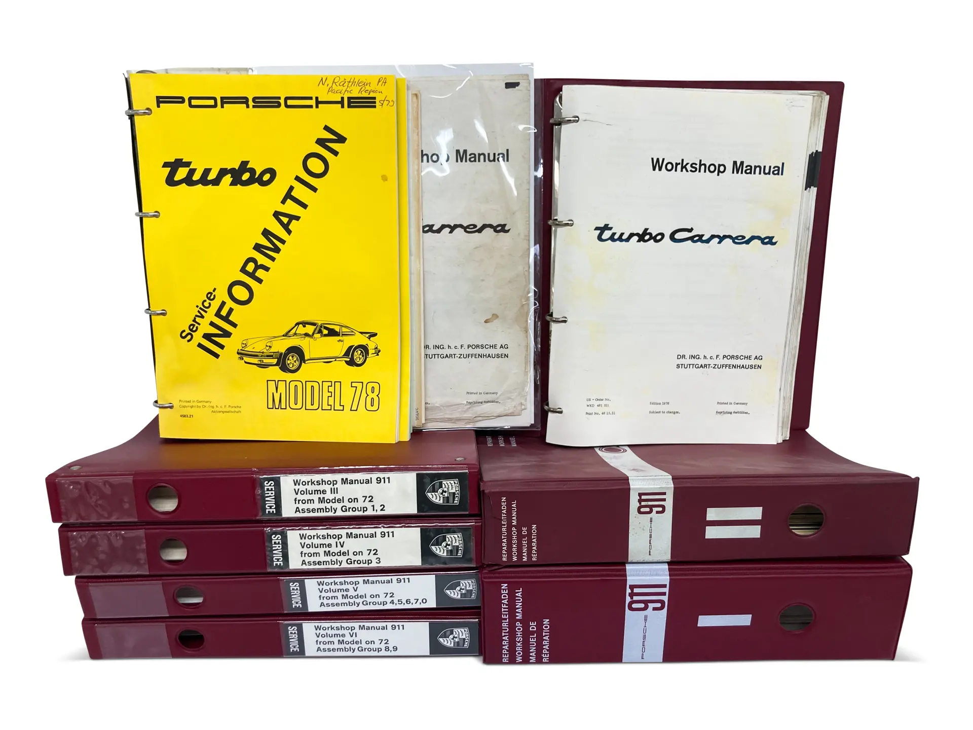 Model 911, 912, and 911 Type 930 English Language Workshop Manuals ...