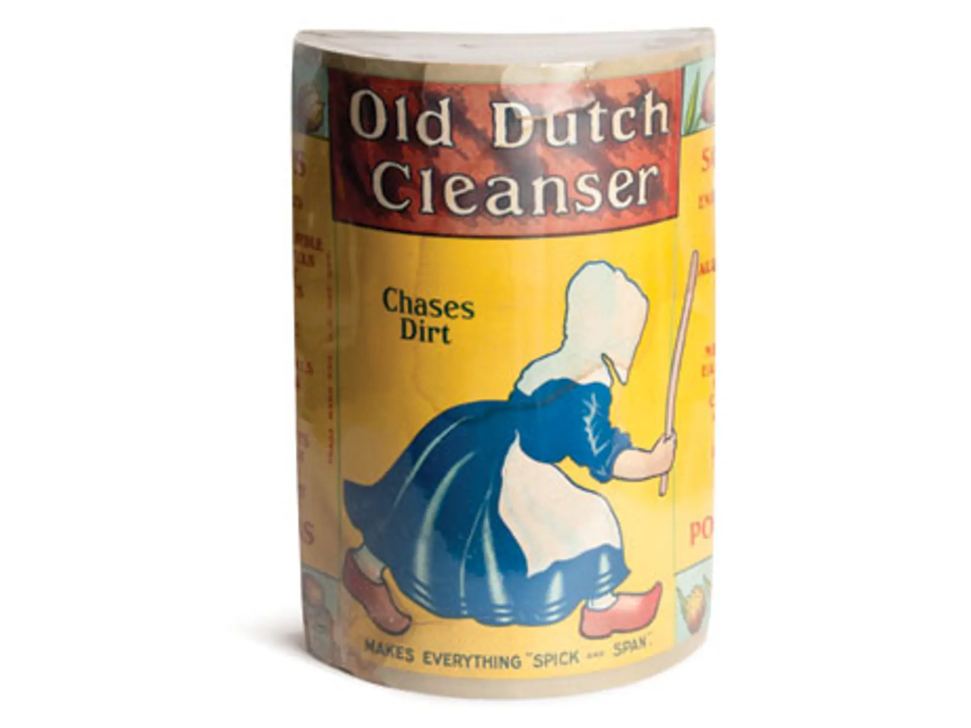 Large and Very Rare Old Dutch Cleanser Point of Sale Display (7" X 20 ...