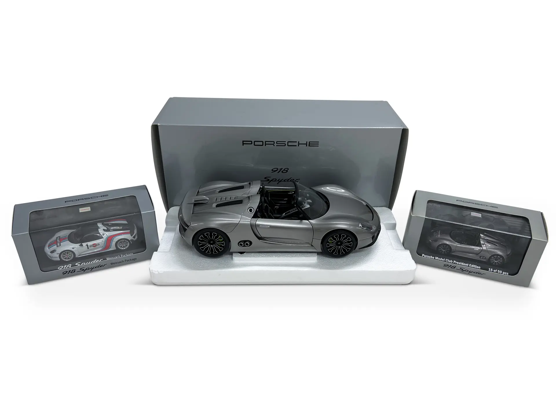 Porsche Exclusive 918 Spyder 1:43 and 1:18 Scale Models | The White ...
