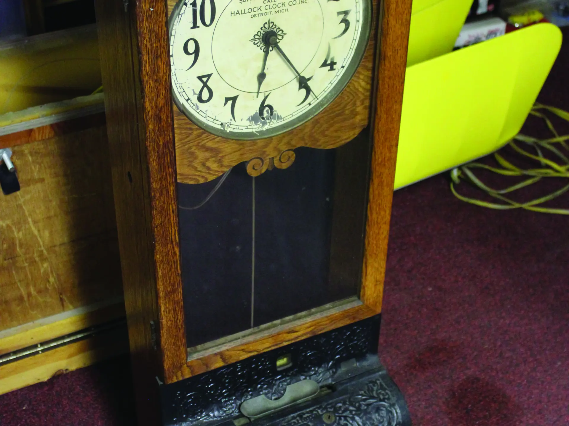 Antique Hallock Clock Co. Time Clock | Auburn Fall 2017 | RM Sotheby's