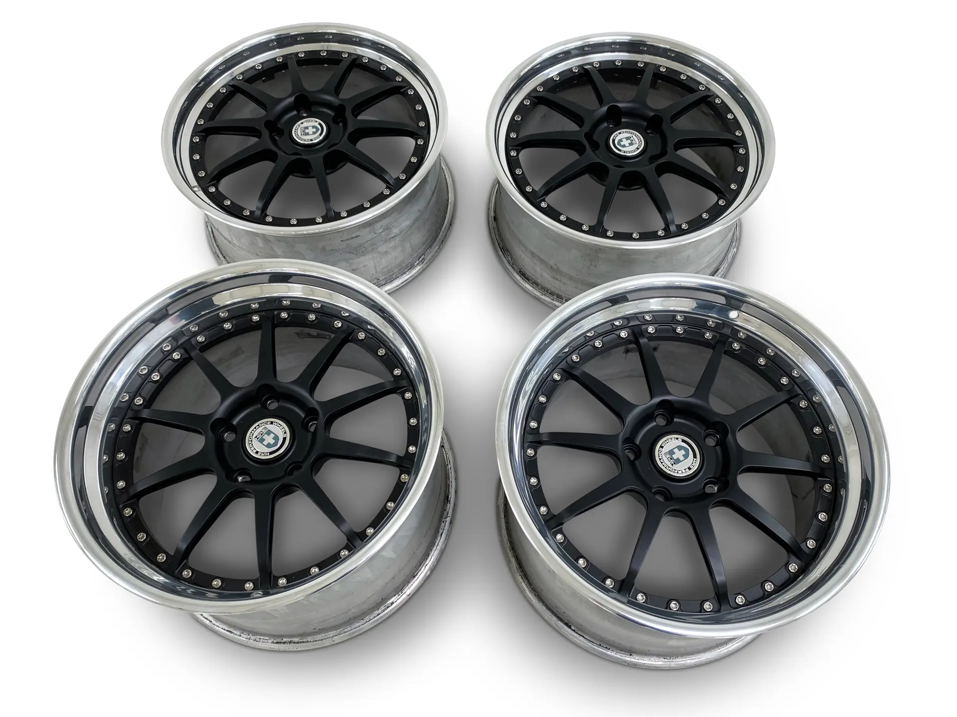 Four C93 HRE Performance Staggered Wheels | The White Collection ...
