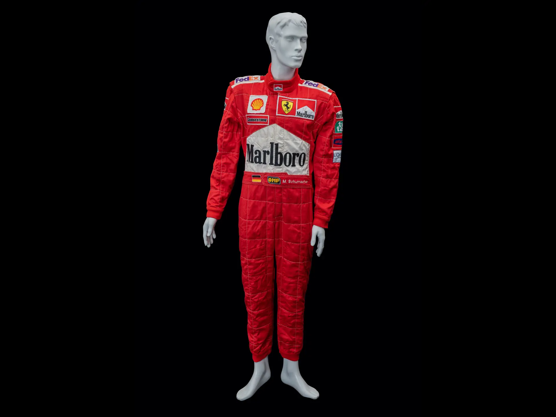 2000 Michael Schumacher Scuderia Ferrari OMP Formula 1 Racing Suit ...
