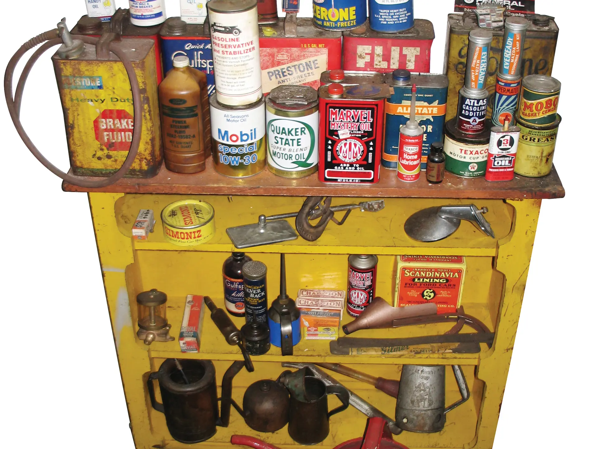 Service Station Display with Miscellaneous Petroliania Supplies ...