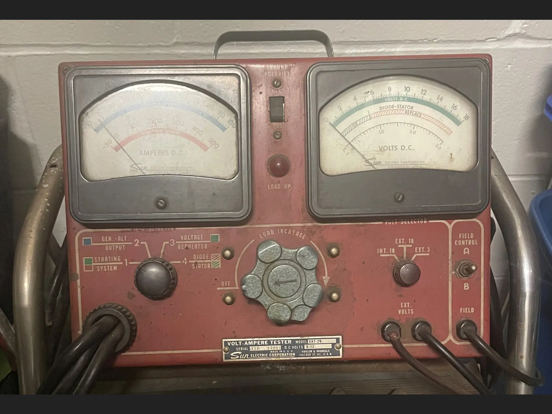 Sun Electronics VAT-28 Volt-Ampere Tester | Auburn Fall 2021 | RM Sotheby's