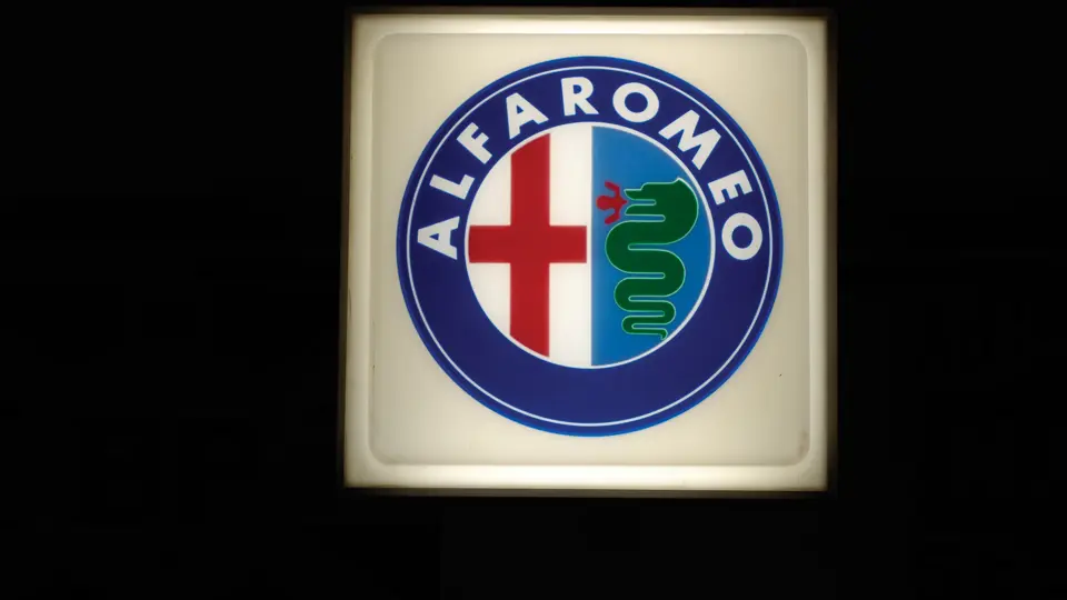 ILLUMINATED ALFA ROMEO SIGN | The Ponder Collection | RM Sotheby's