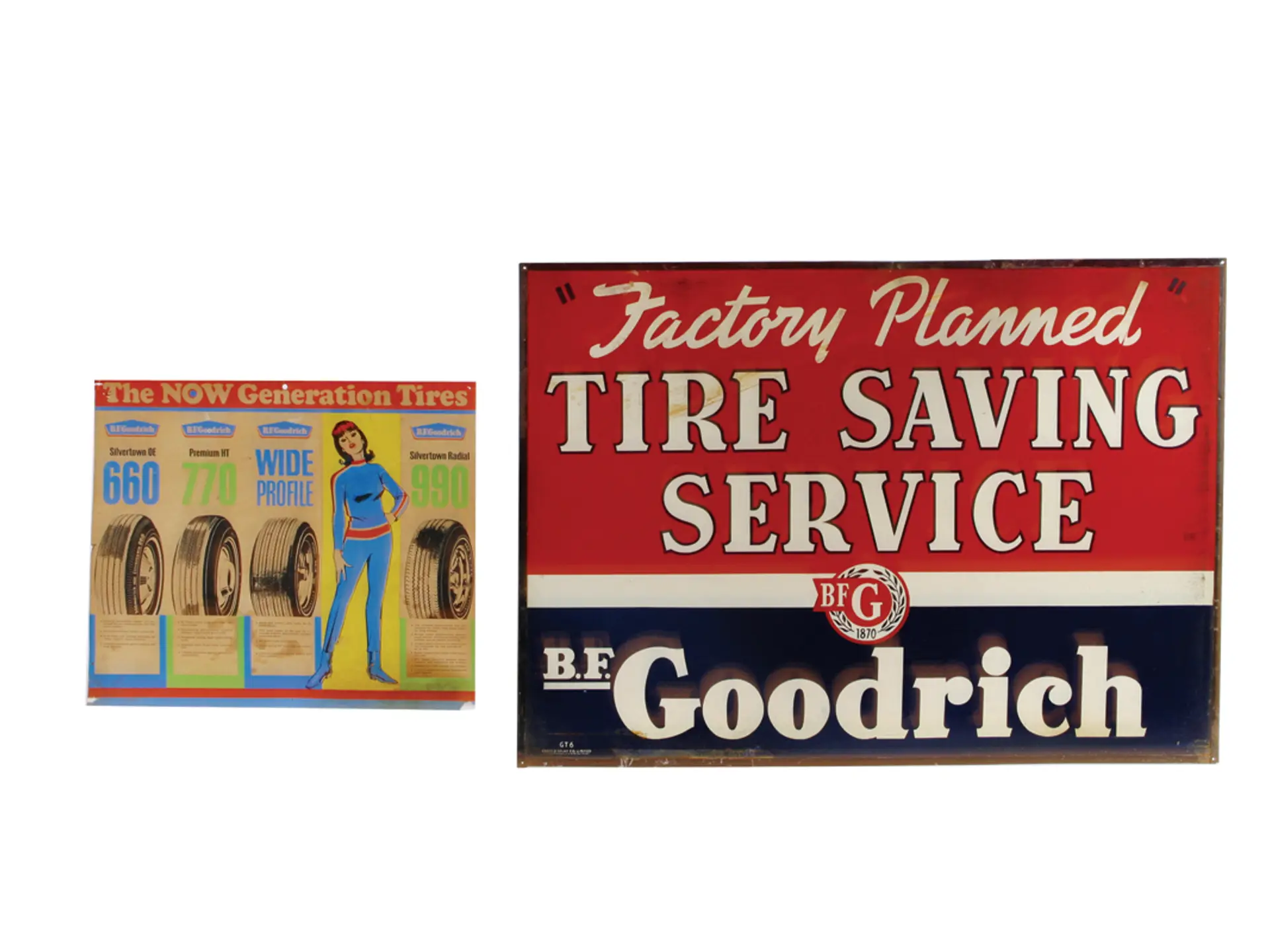 B.F. GOODRICH SIGNS, MICHELIN MAN | Private Collection of Tom & Marlene ...