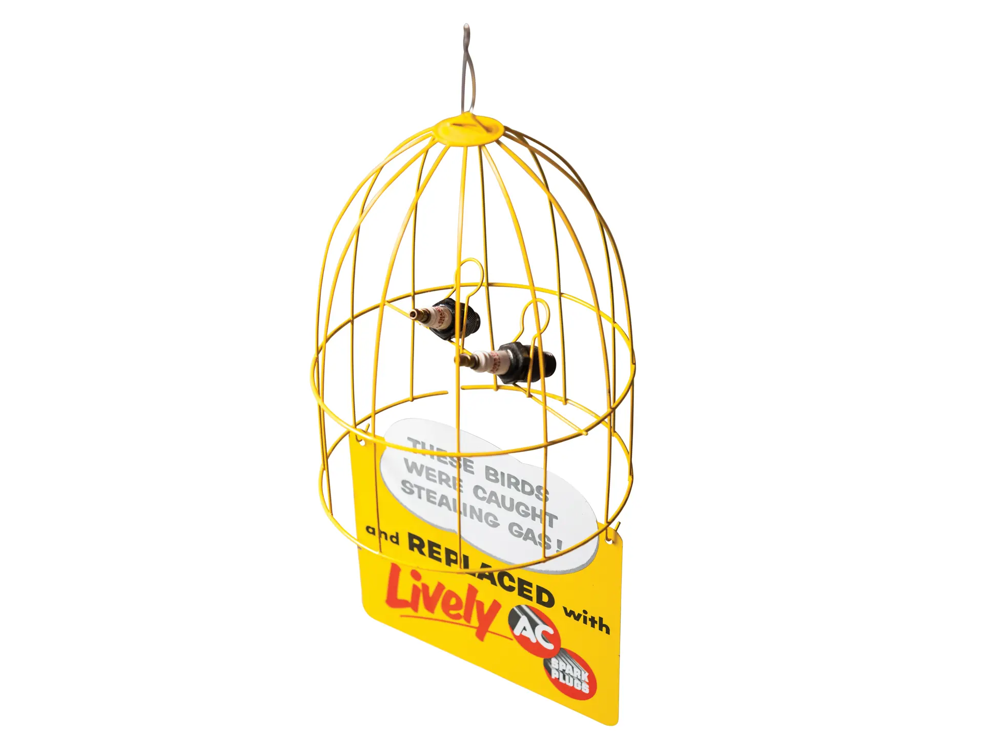 AC Spark Plugs Bird Cage Sign | The Dingman Collection | RM Sotheby's