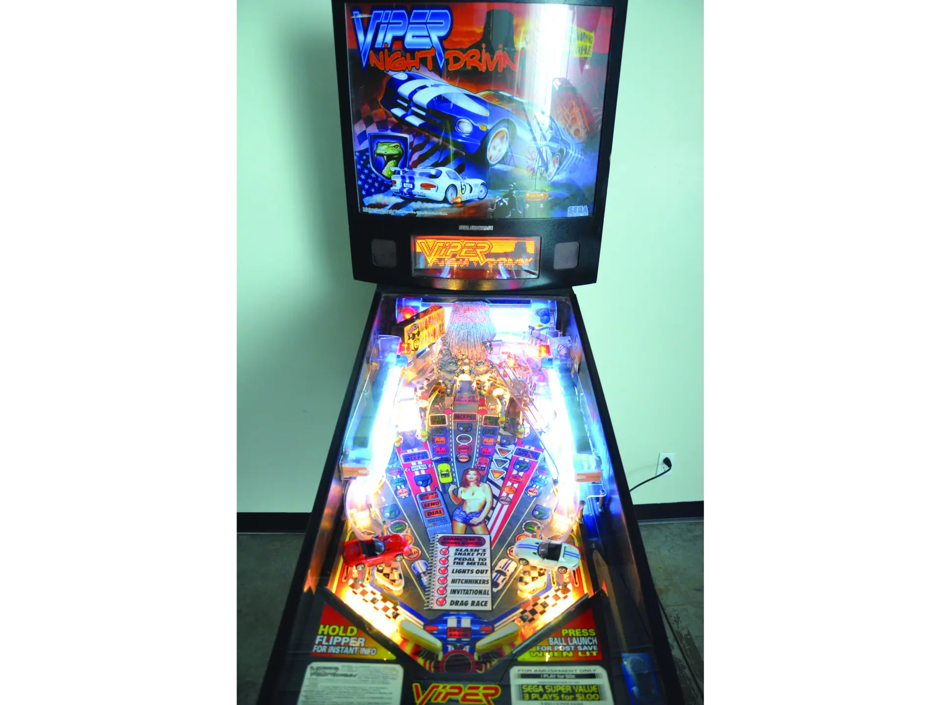 Sega Viper Night Drivin' Pinball Machine | Auburn Fall 2016 | RM Sotheby's