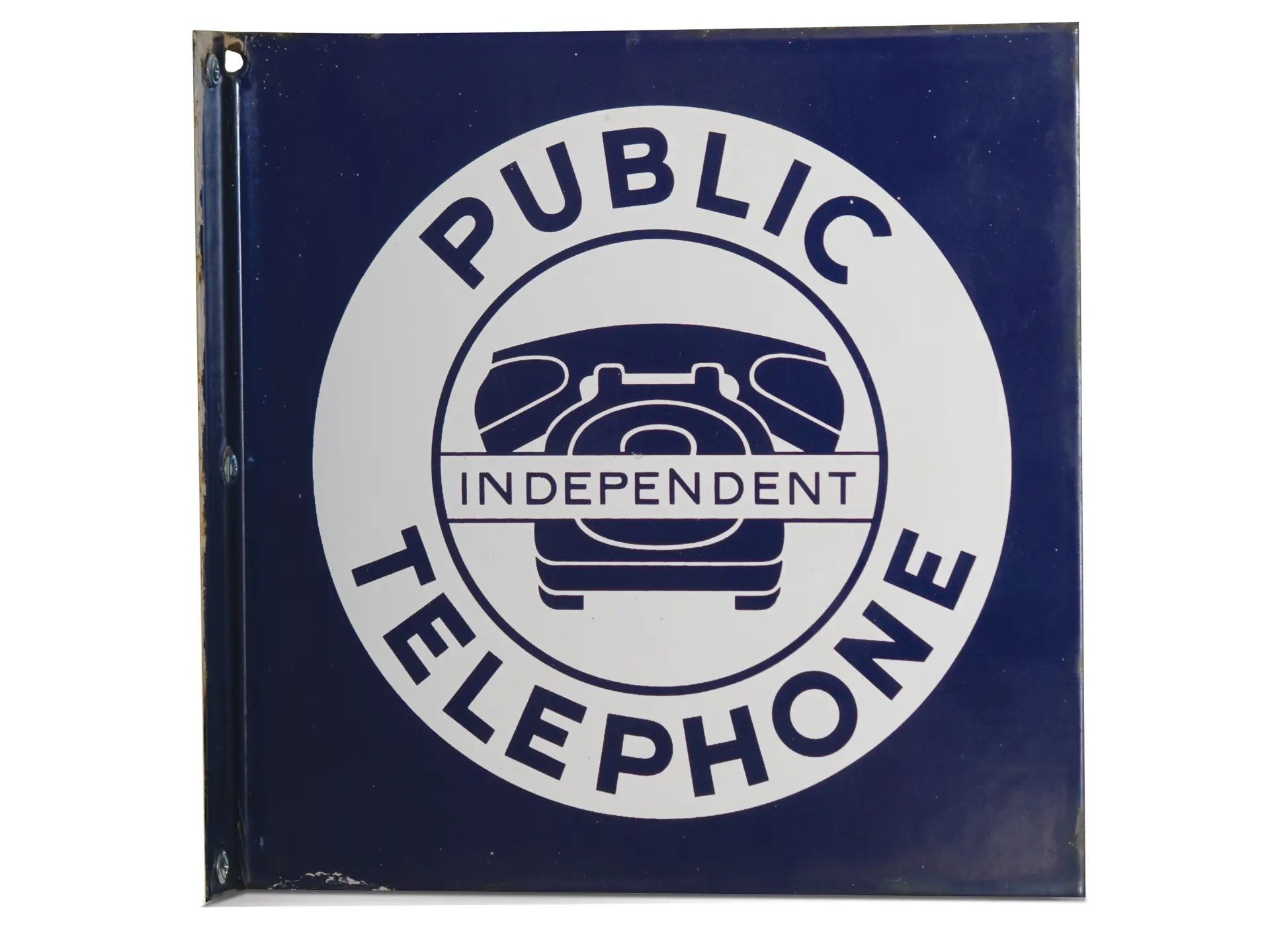 Independent Public Telephone Flange Sign | The Astor Collection | RM ...