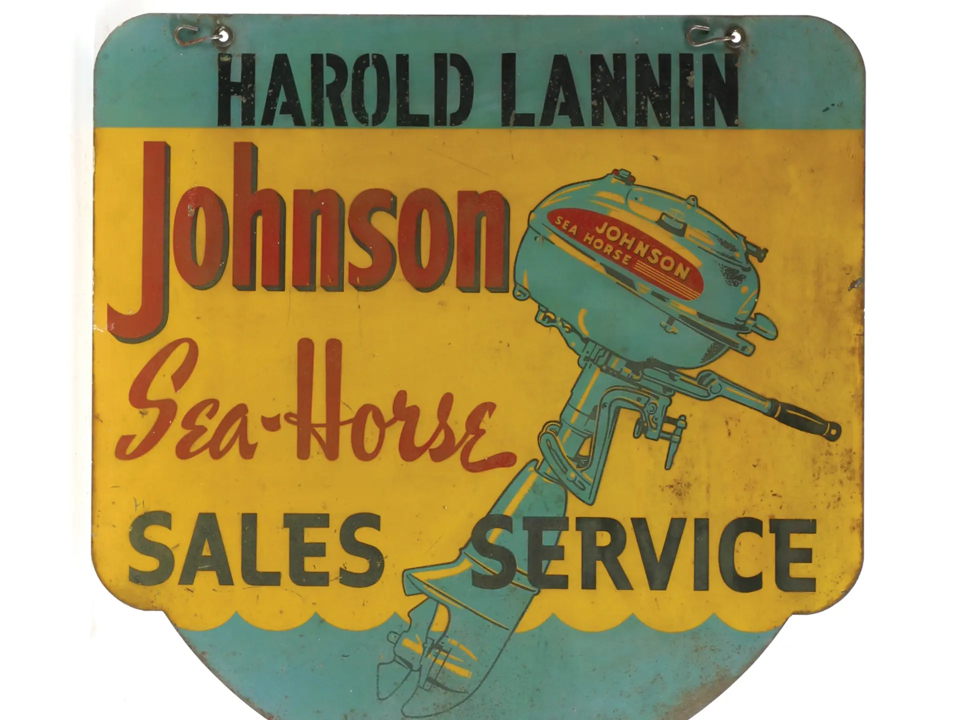 JOHNSON SEAHORSE SIGN | Private Collection of Tom & Marlene Stackhouse ...