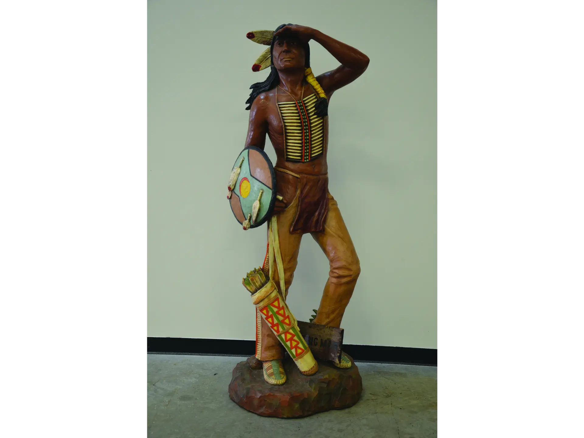 A life-size Native American sculpture. | Auburn Fall 2016 | RM Sotheby's