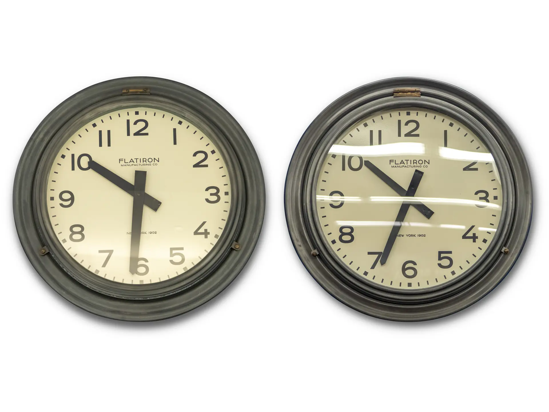 Flat Iron Manufacturing Co. Replica Wall Clocks | Dare to Dream ...