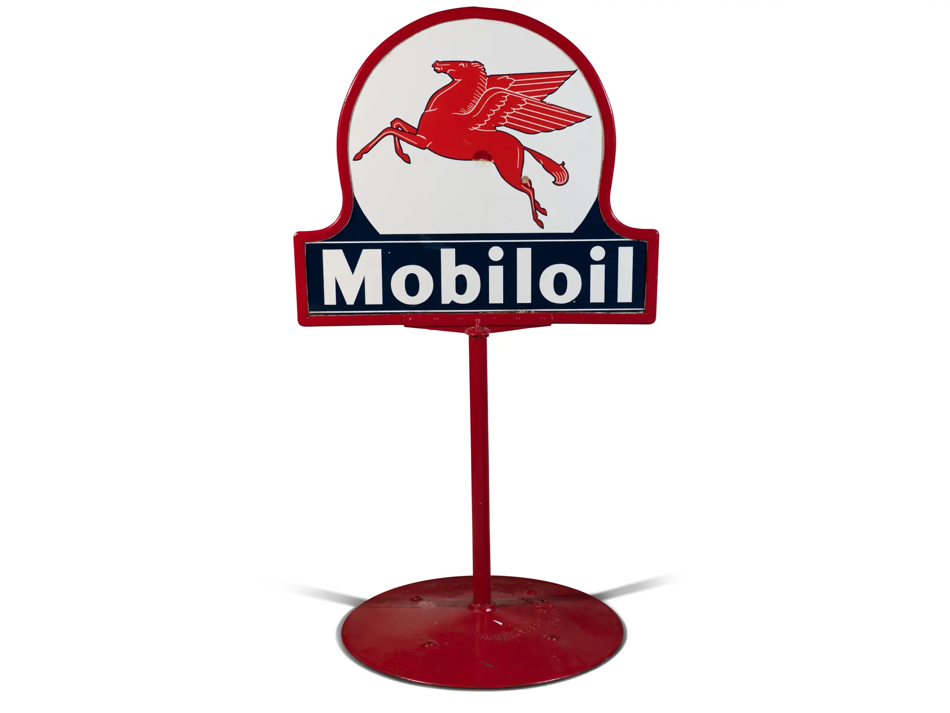 Mobiloil Double Sided Standing Sign The Dingman Collection Rm Sothebys