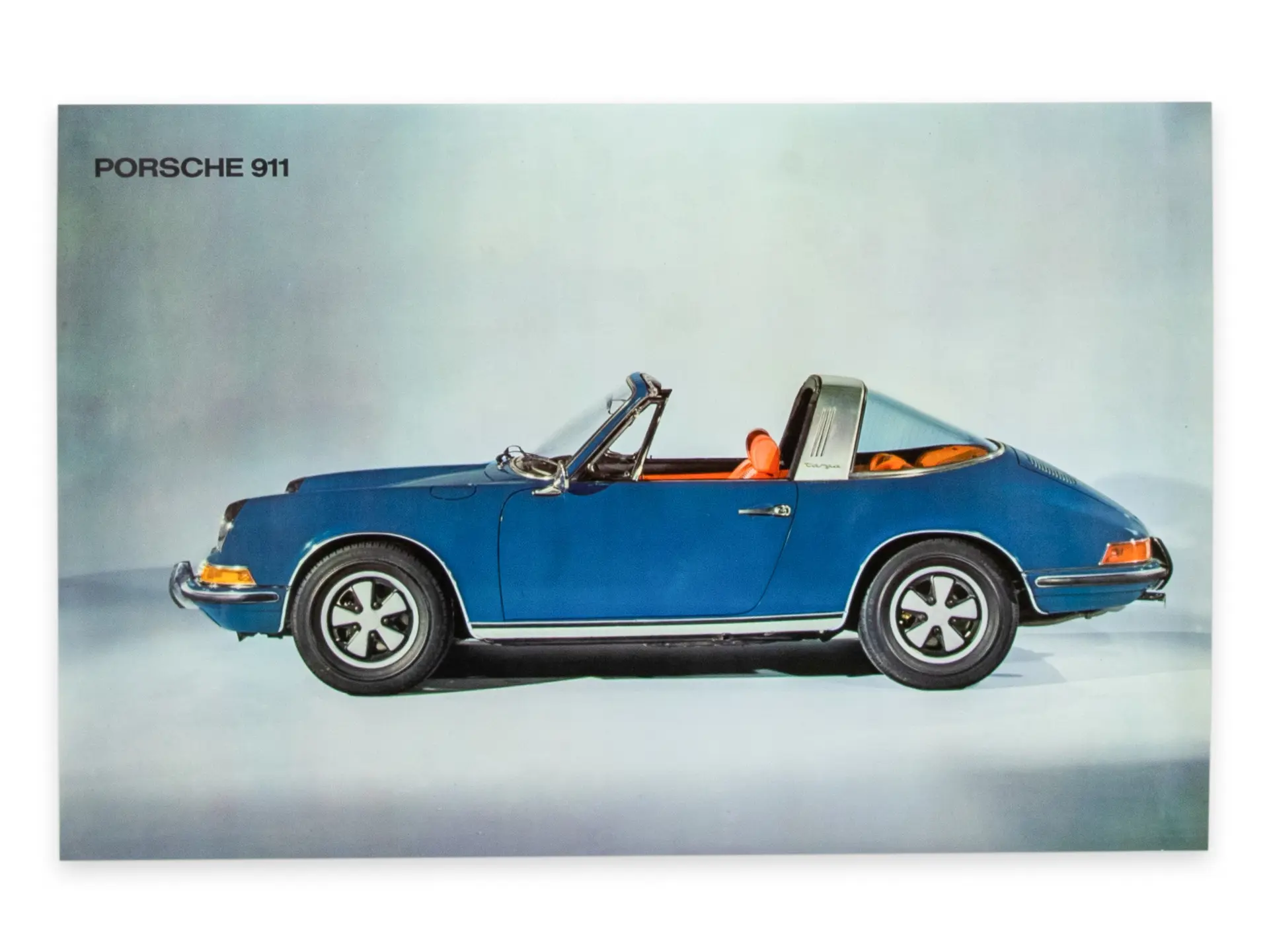 Porsche 911 Targa Advertising Poster | The White Collection | Online ...