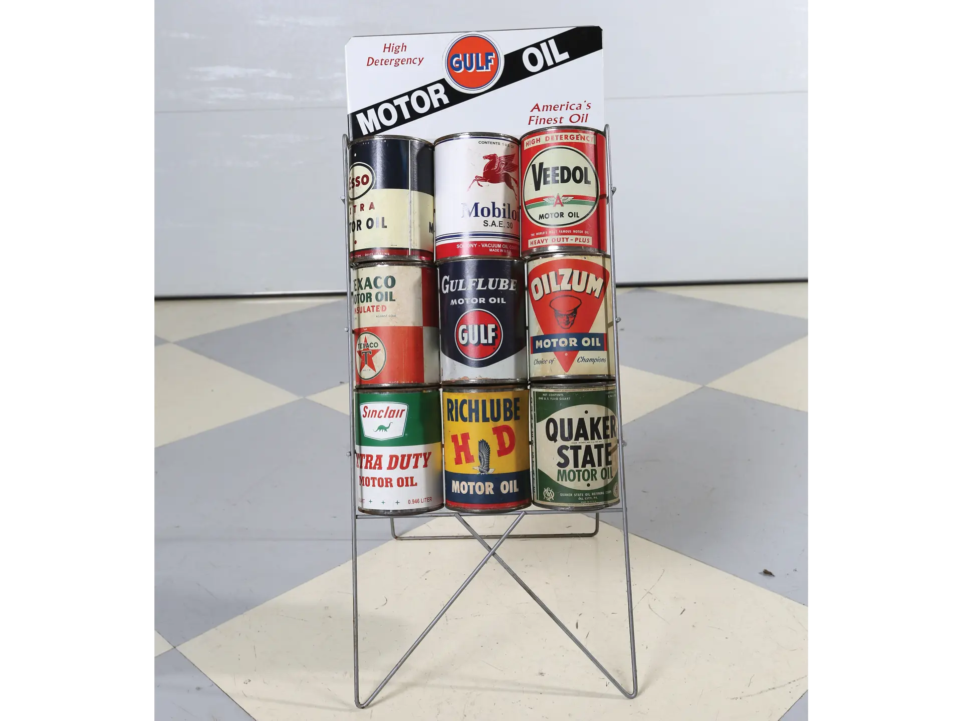 Gulf Motor Oil Display Rack | Auburn Fall 2015 | RM Sotheby's