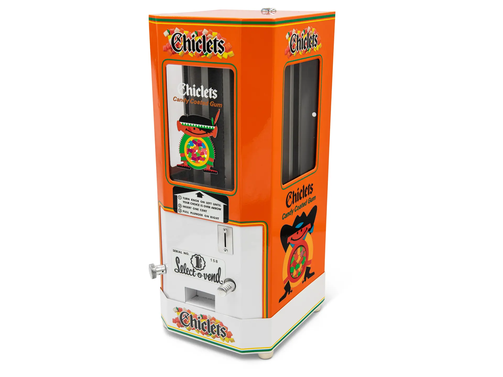 Chiclets-Themed Select-O-Vend 1¢ Candy Machine | Handle with Fun | RM ...