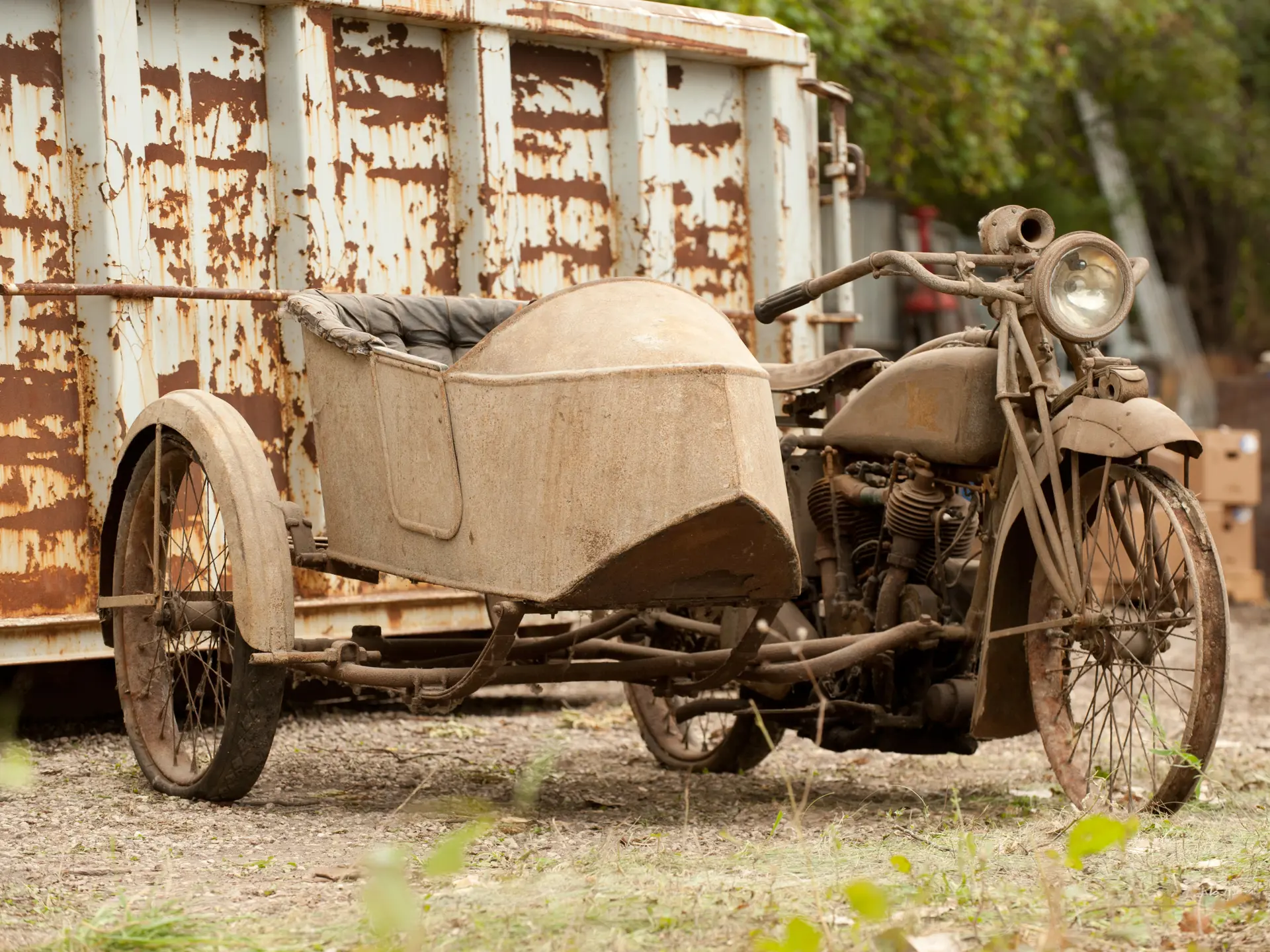 1917 Excelsior With Side Car | The Lee Roy Hartung Collection | RM ...
