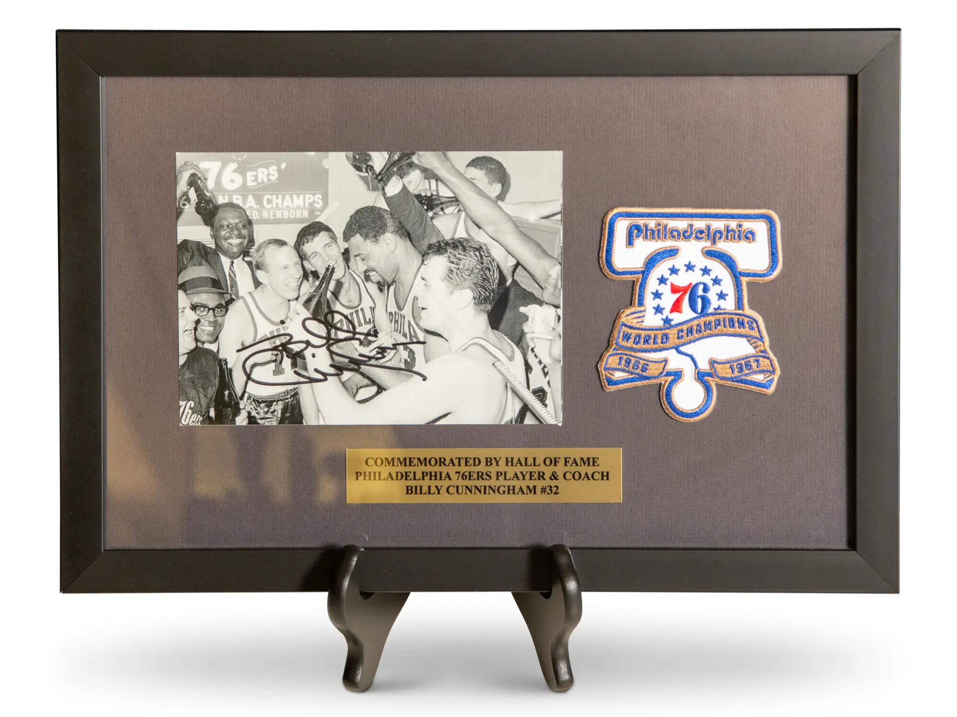 Billy Cunningham Philadelphia 76ers Autographed Commemorative ...