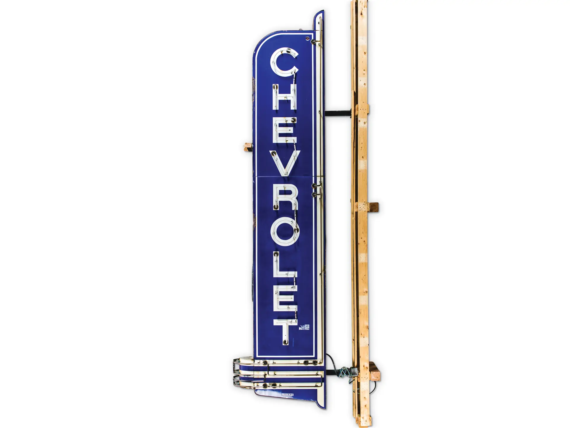 Chevrolet Vertical Neon Signs Mounted Back-To-Back | Auburn Spring 2019 ...