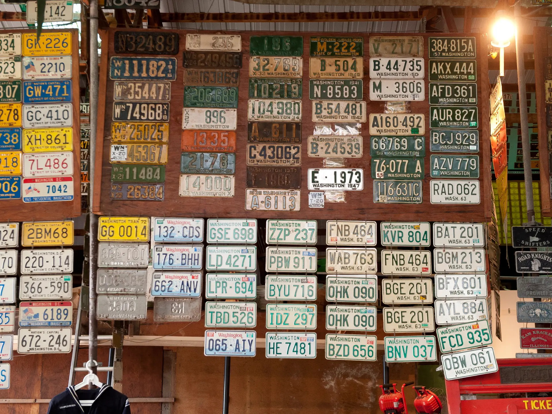 Washington State License Plates | The Lee Roy Hartung Collection | RM ...