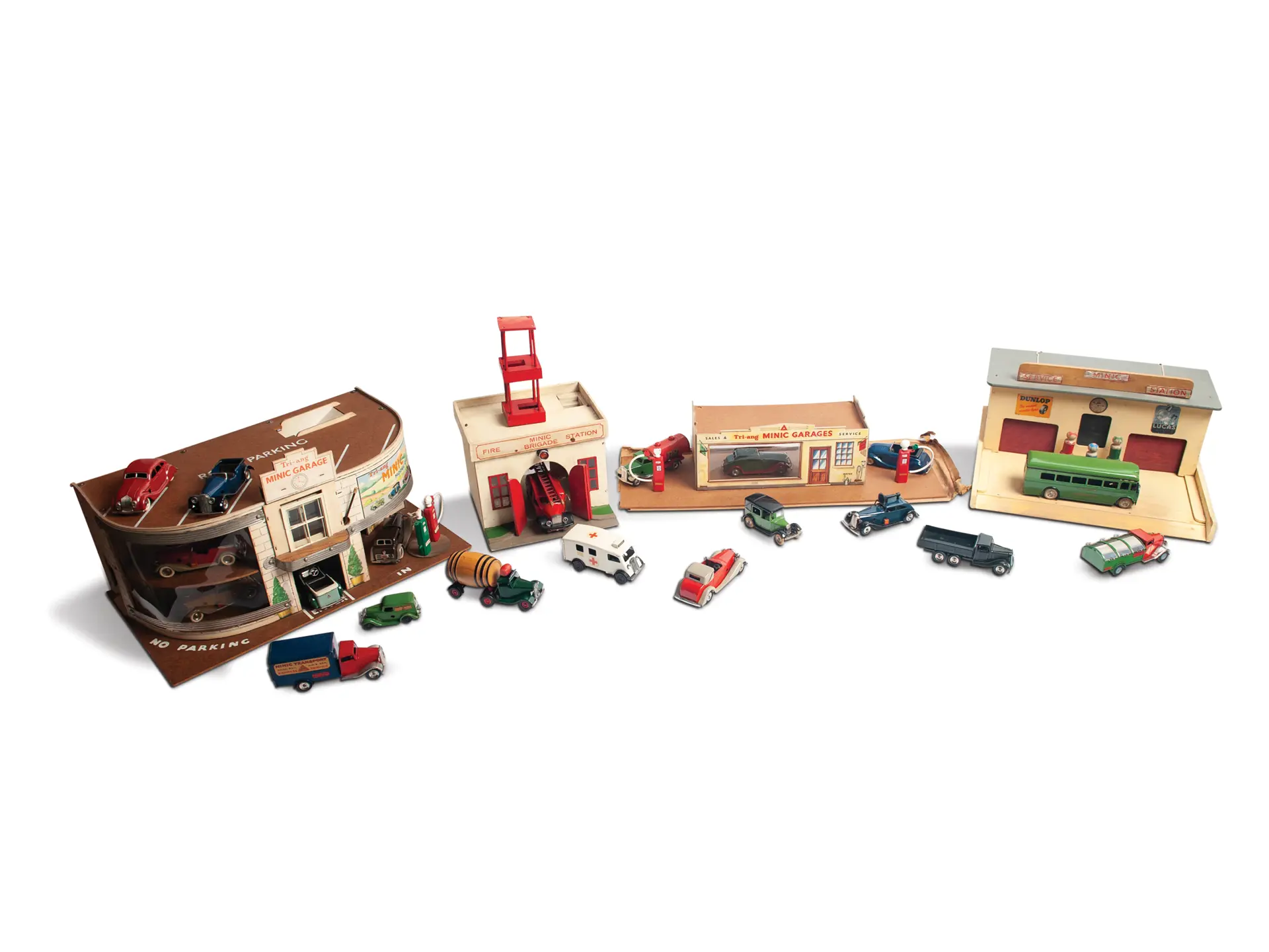 Minic Toy Car Fire Station and Garages | The Guyton Collection | RM ...