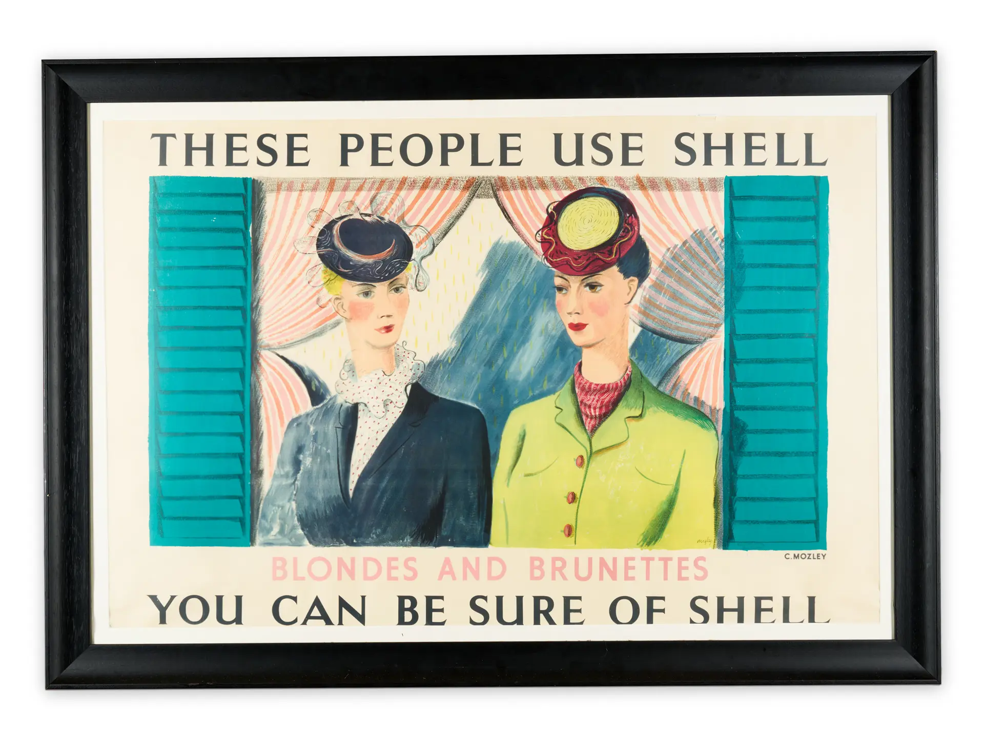 1939 'These People Use Shell' Lithographic Poster | London 2024 | RM ...