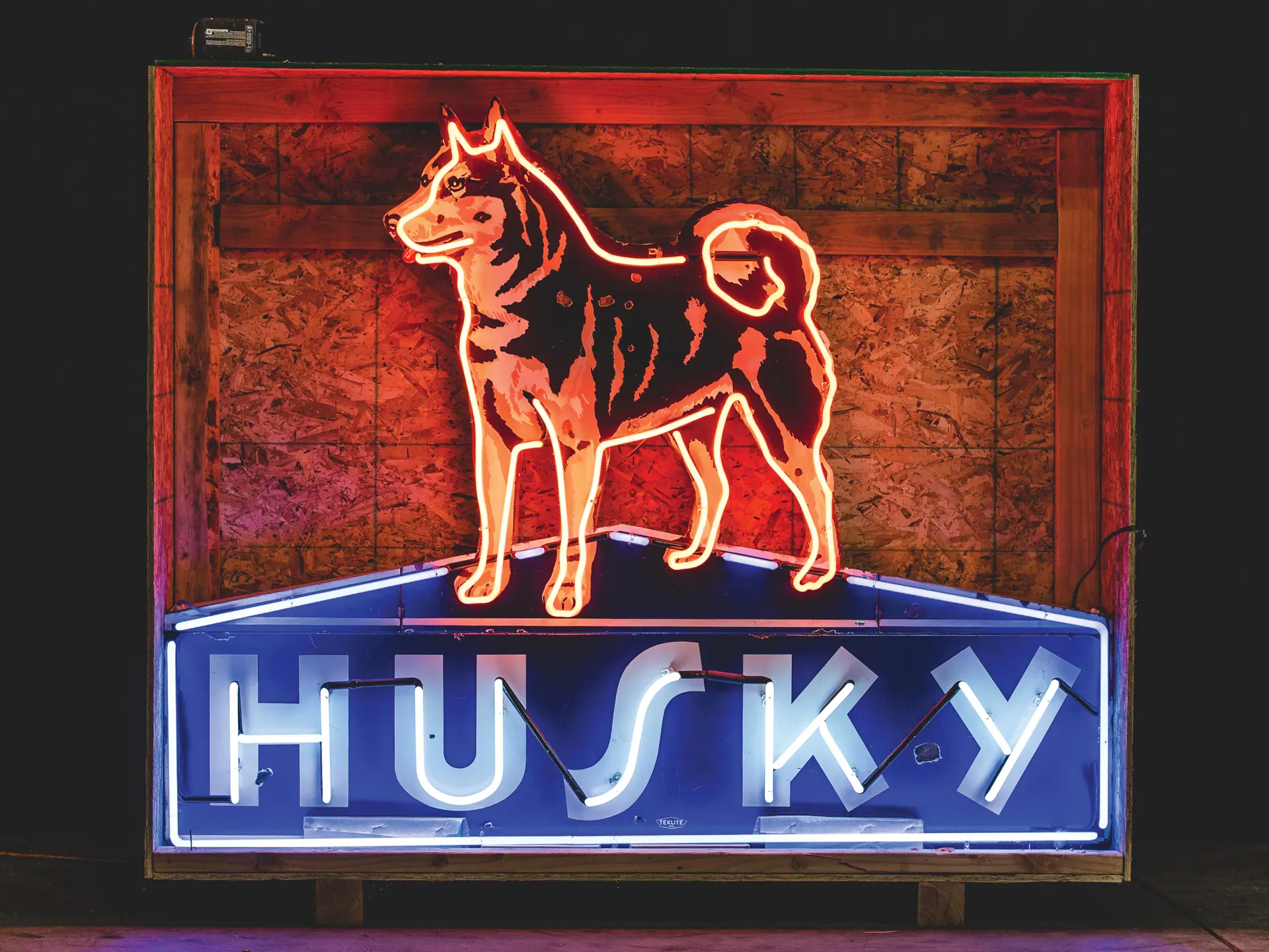 Husky Dog with Added Neon Sign | Auburn Spring 2019 | RM Sotheby's