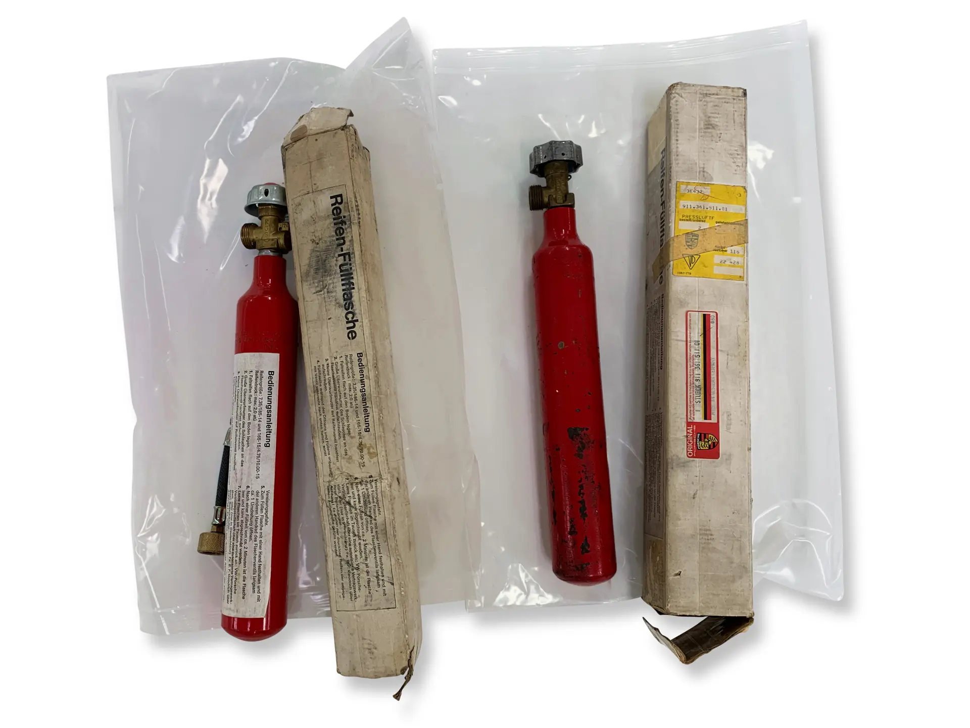 Two Red Tanks with Porsche Packaging | The White Collection | Online ...