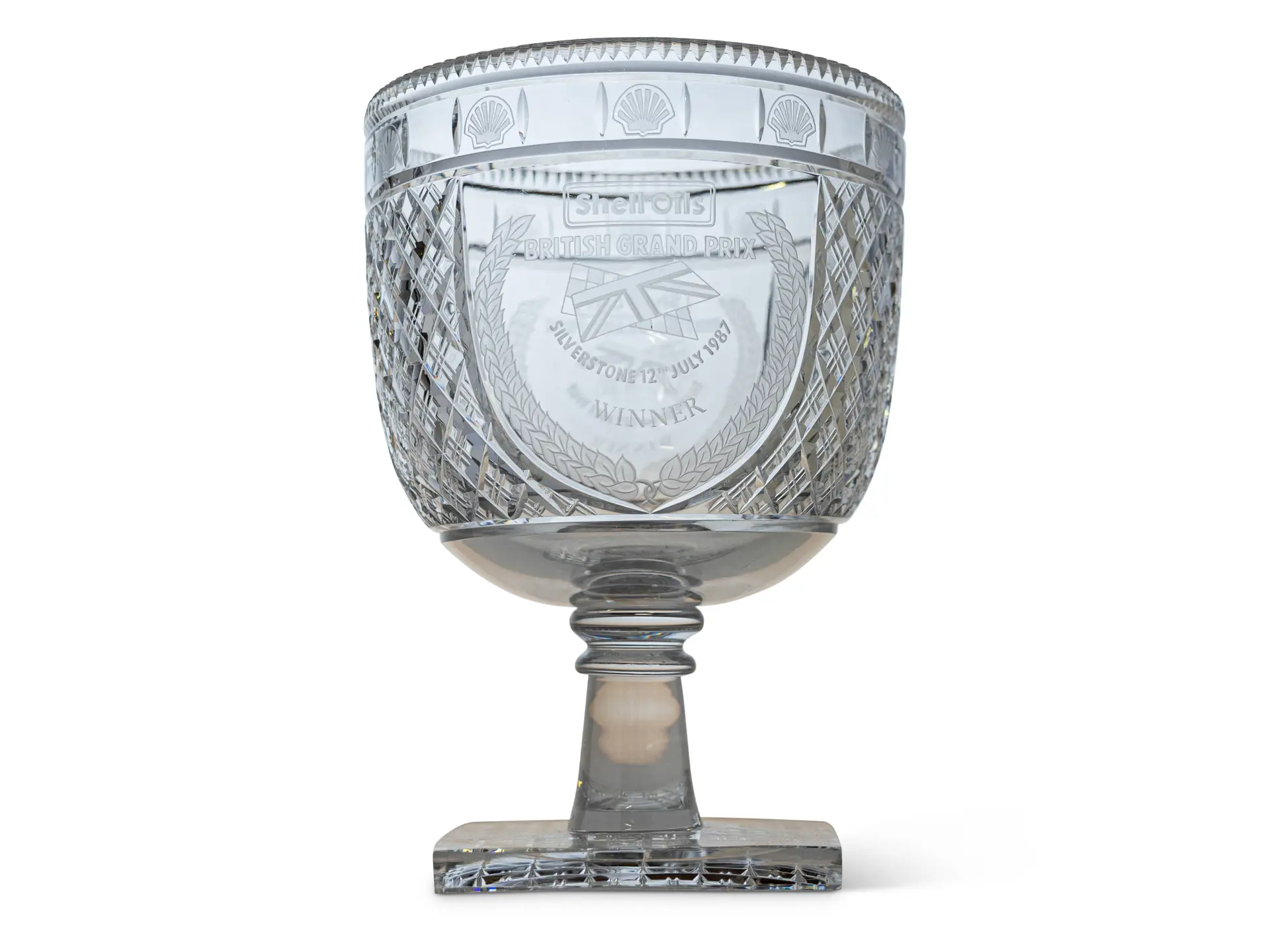 1987 British Grand Prix 1st-Place Trophy | Nigel Mansell’s Legacy ...