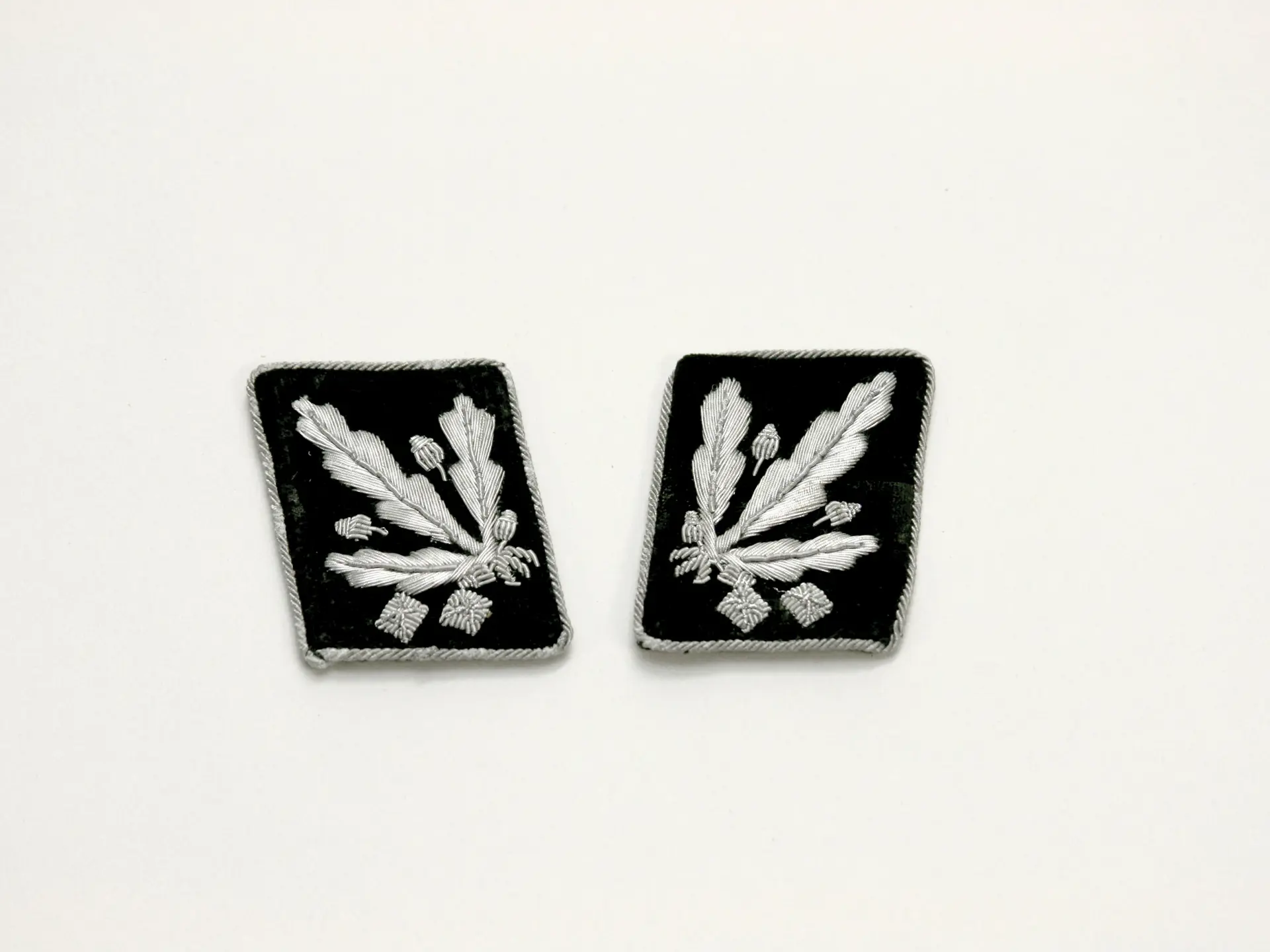 Pair of German Collar Insignias | The National Military History Center ...