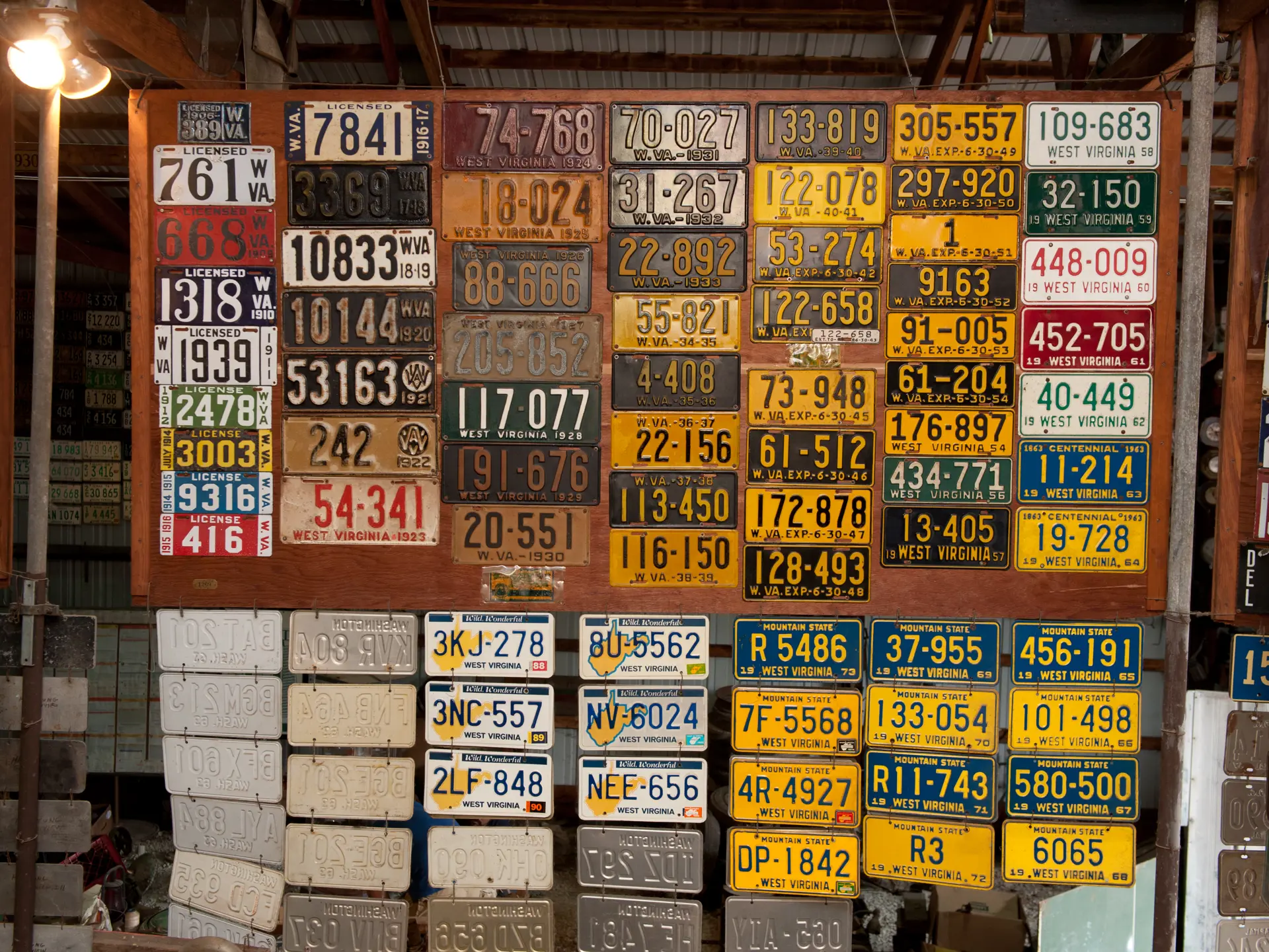 West Virginia License Plates | The Lee Roy Hartung Collection | RM ...