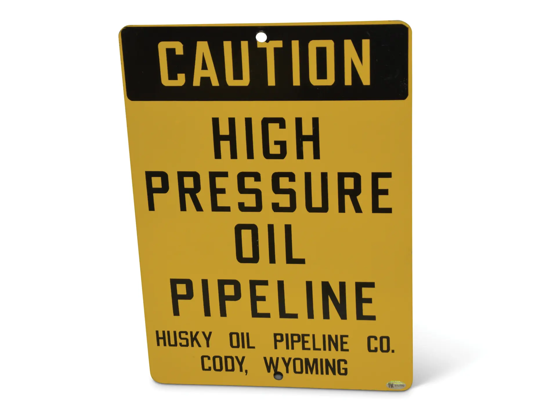 Husky Oil "Caution High Pressure Oil Pipeline" Metal Sign | Auburn Fall ...