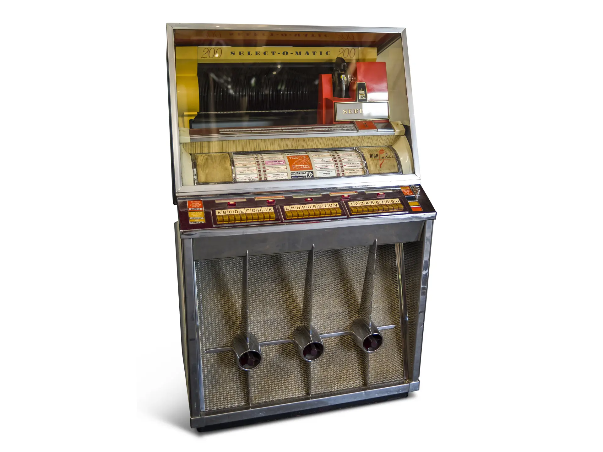 Seeburg Select-O-Matic 200 Jukebox | Gene Ponder Collection | RM Sotheby's
