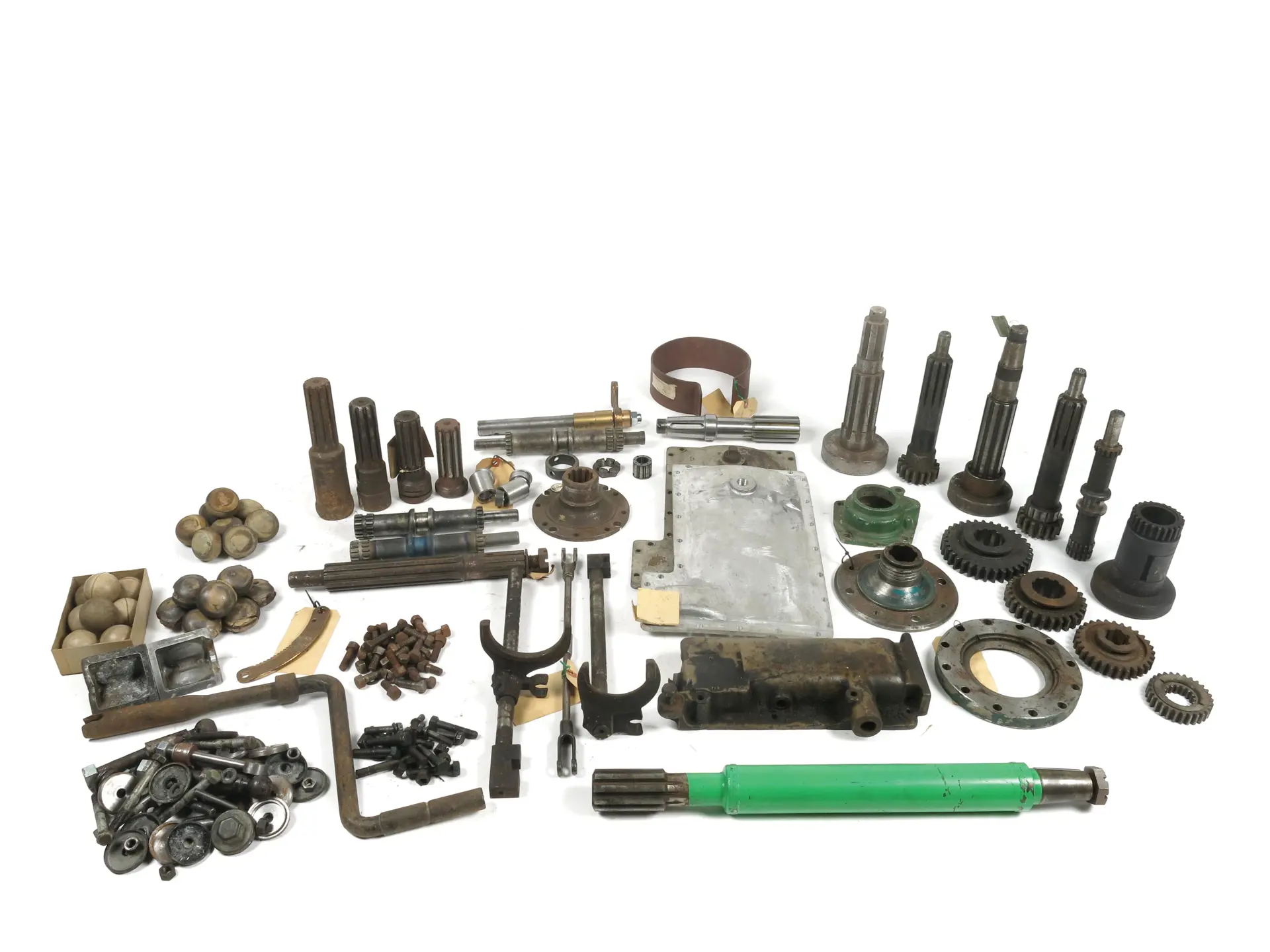 (4) Boxes used Transmission Parts, Splined Shafts and Miscellaneous ...