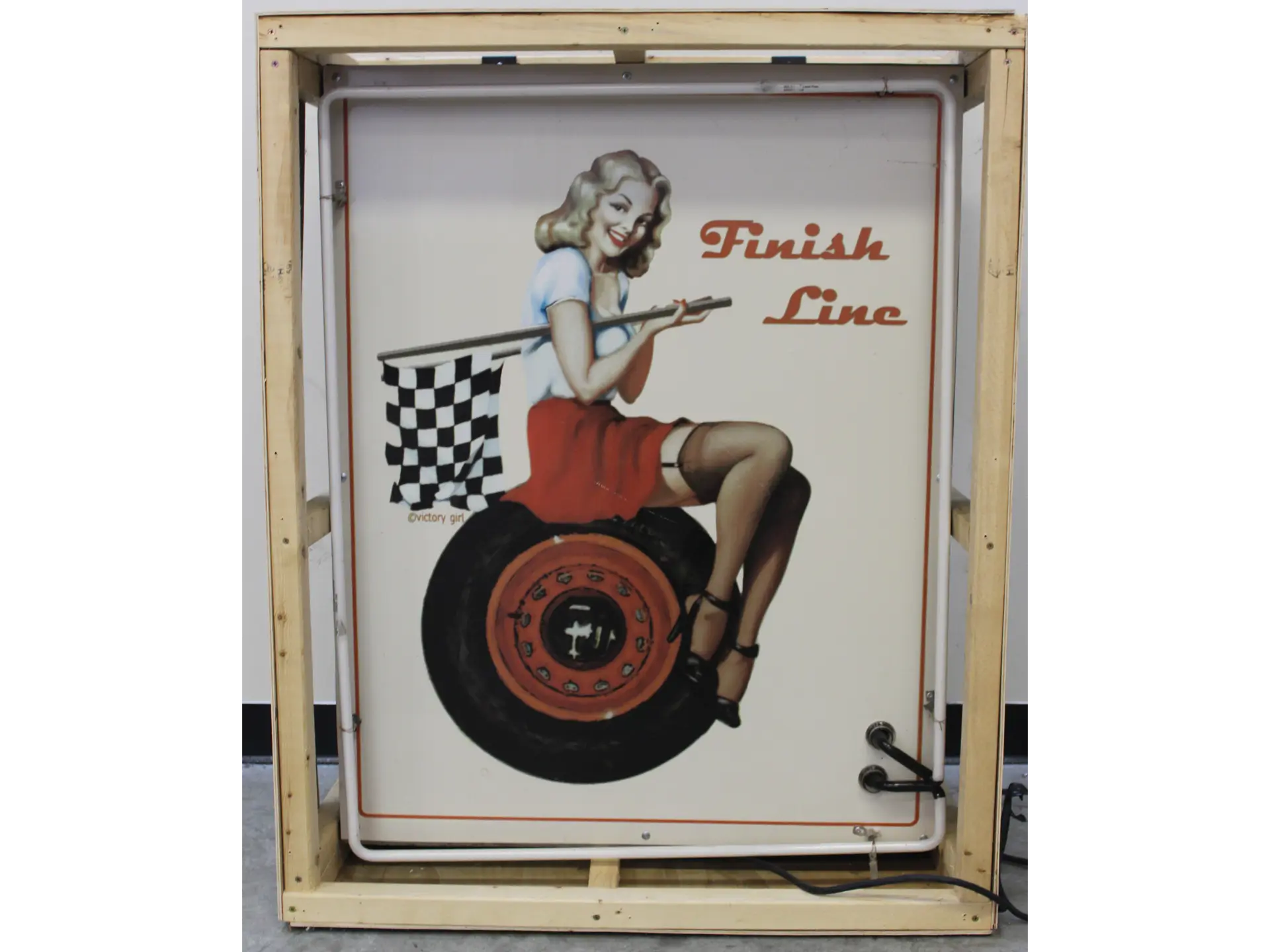 Victory Pin-Up Girl Neon Sign | Auburn Fall 2018 | RM Sotheby's