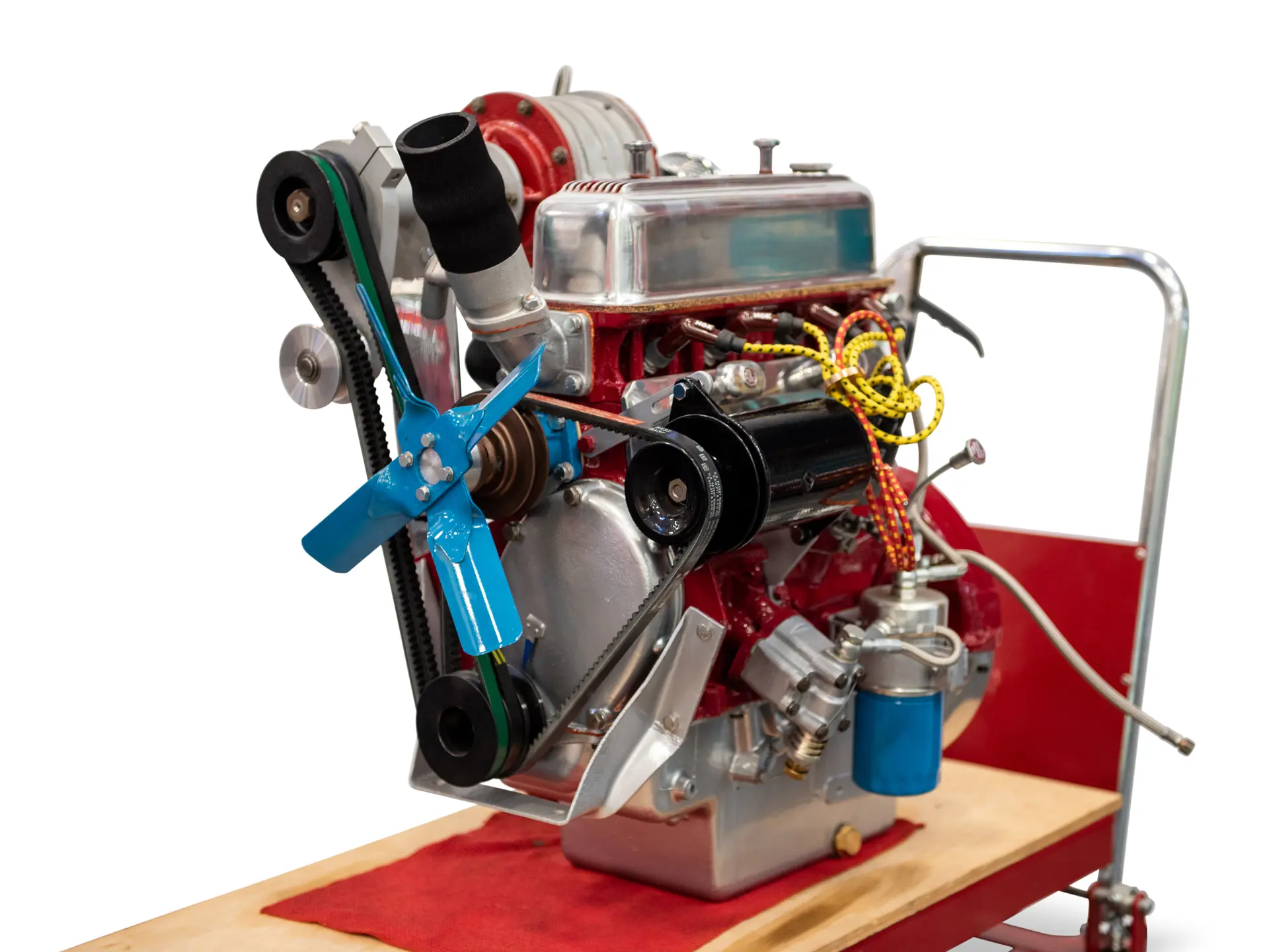 MG TD Engine with Arnott Supercharger and Cart | Gene Ponder Collection ...