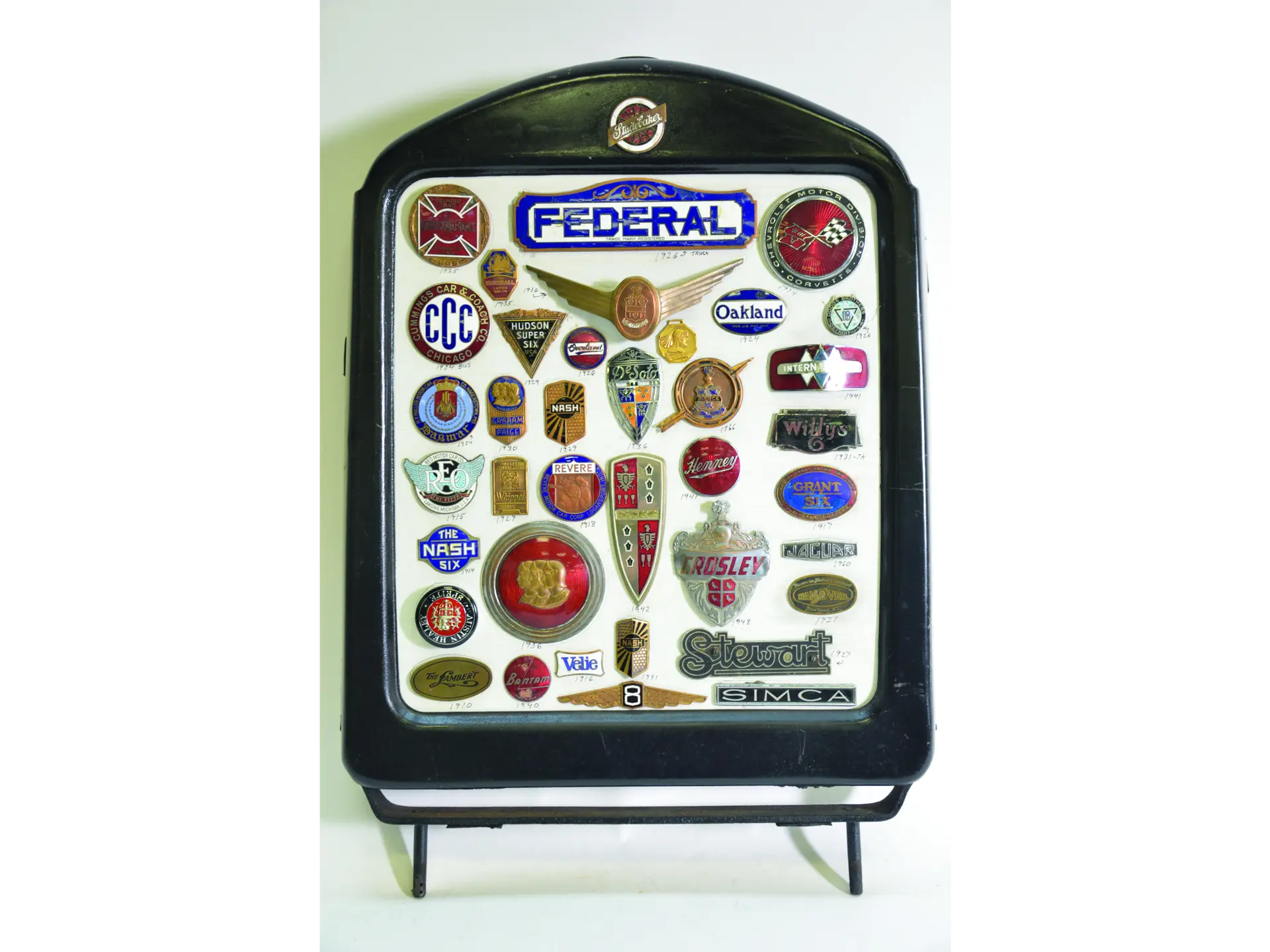 An automobile badge collection. | Auburn Fall 2016 | RM Sotheby's