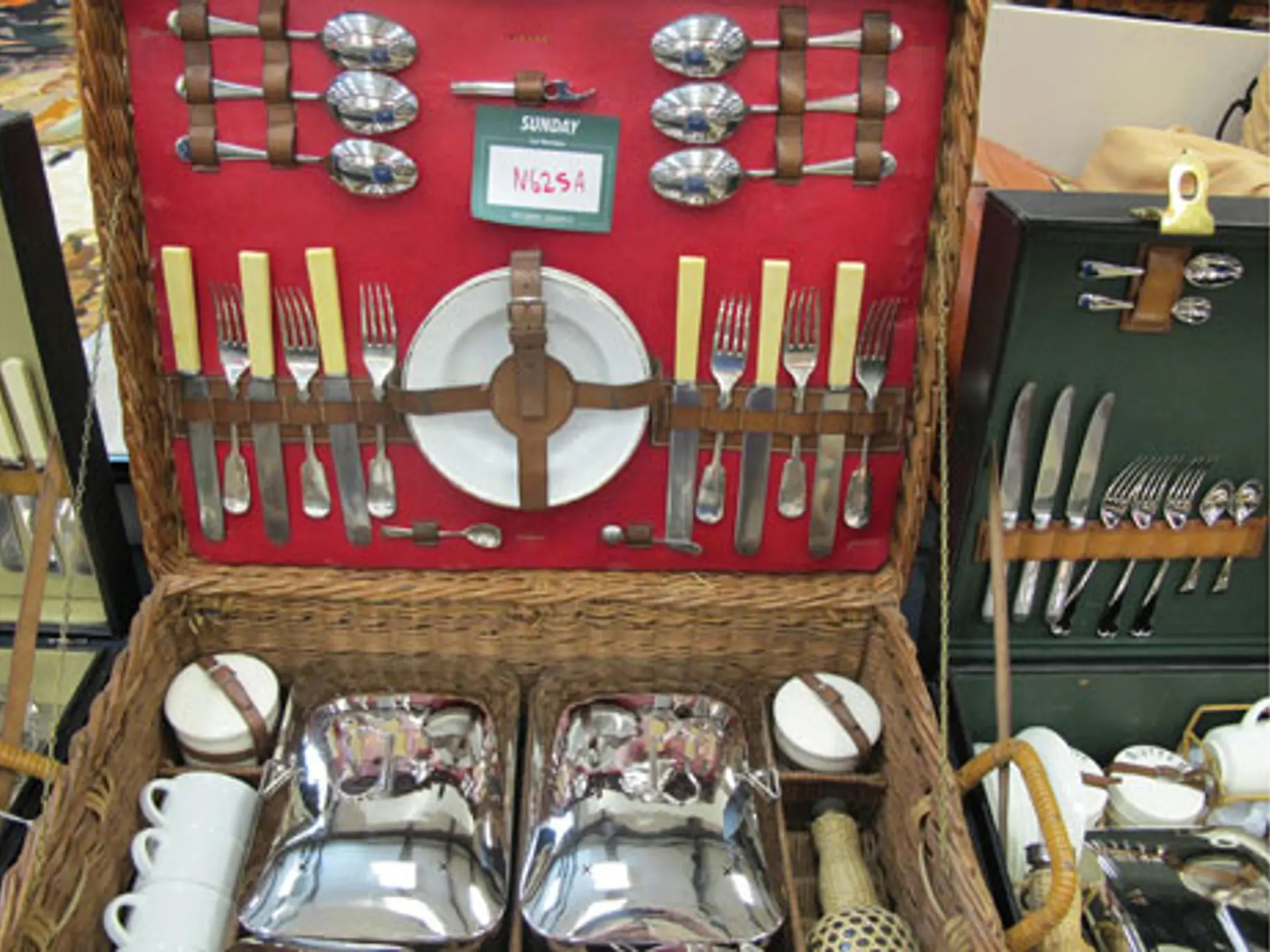 Six Person Wicher Picnic Set | Auburn Fall 2012 | RM Sotheby's