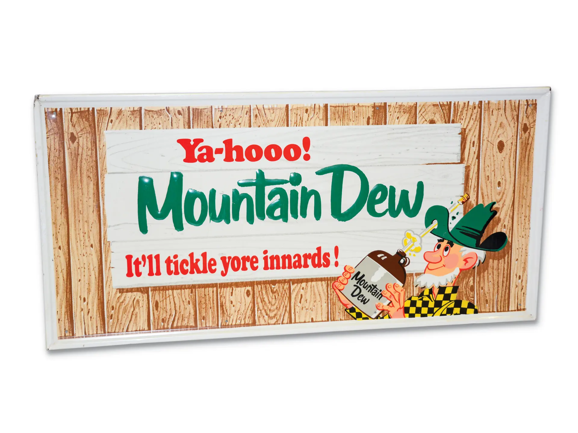 Mountain Dew "It'll tickle yore innards!" Sign | Auburn Spring 2019 ...